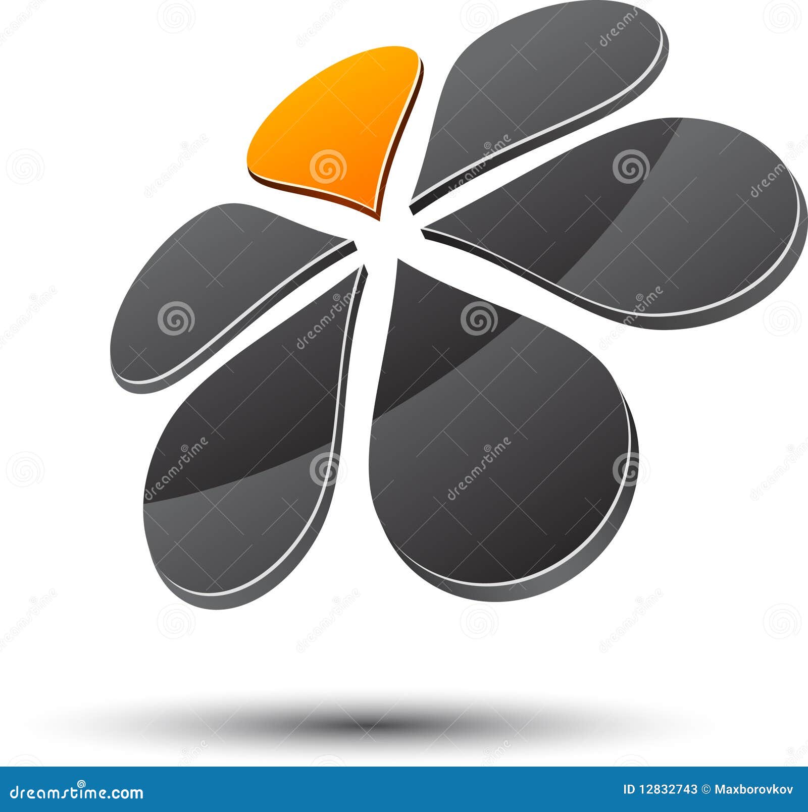 Abstract symbol. stock vector. Illustration of sign, black - 12832743