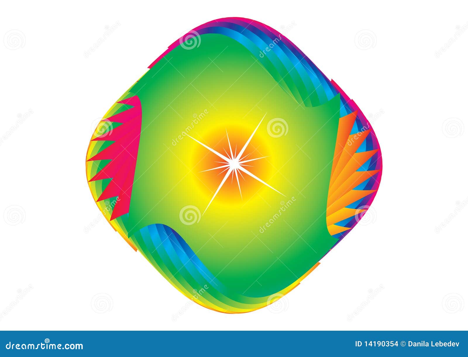Abstract symbol stock vector. Illustration of isolated - 14190354