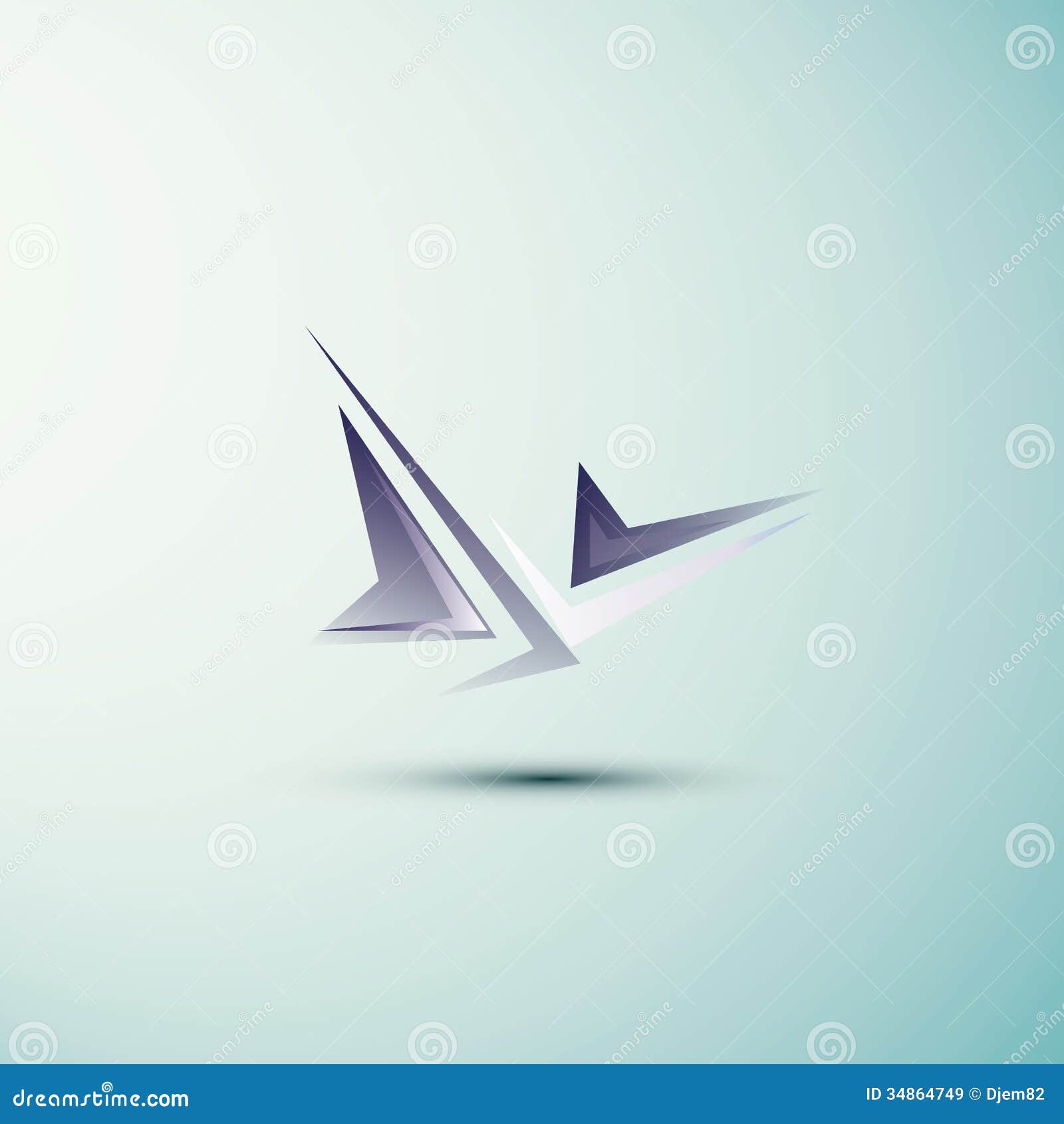 Abstract symbol stock vector. Illustration of color, clipart - 34864749