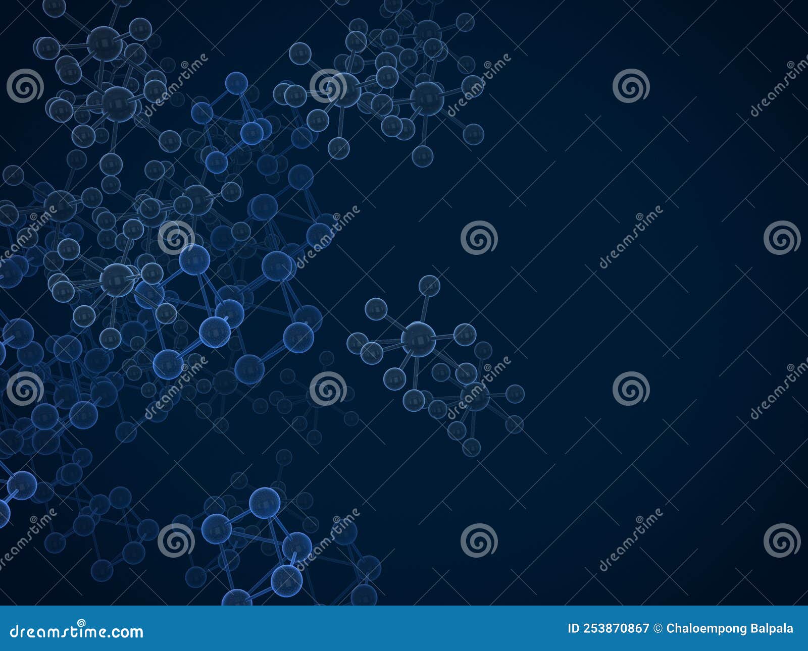 Abstract Symbol of Atom and Molecule. Stock Illustration - Illustration ...