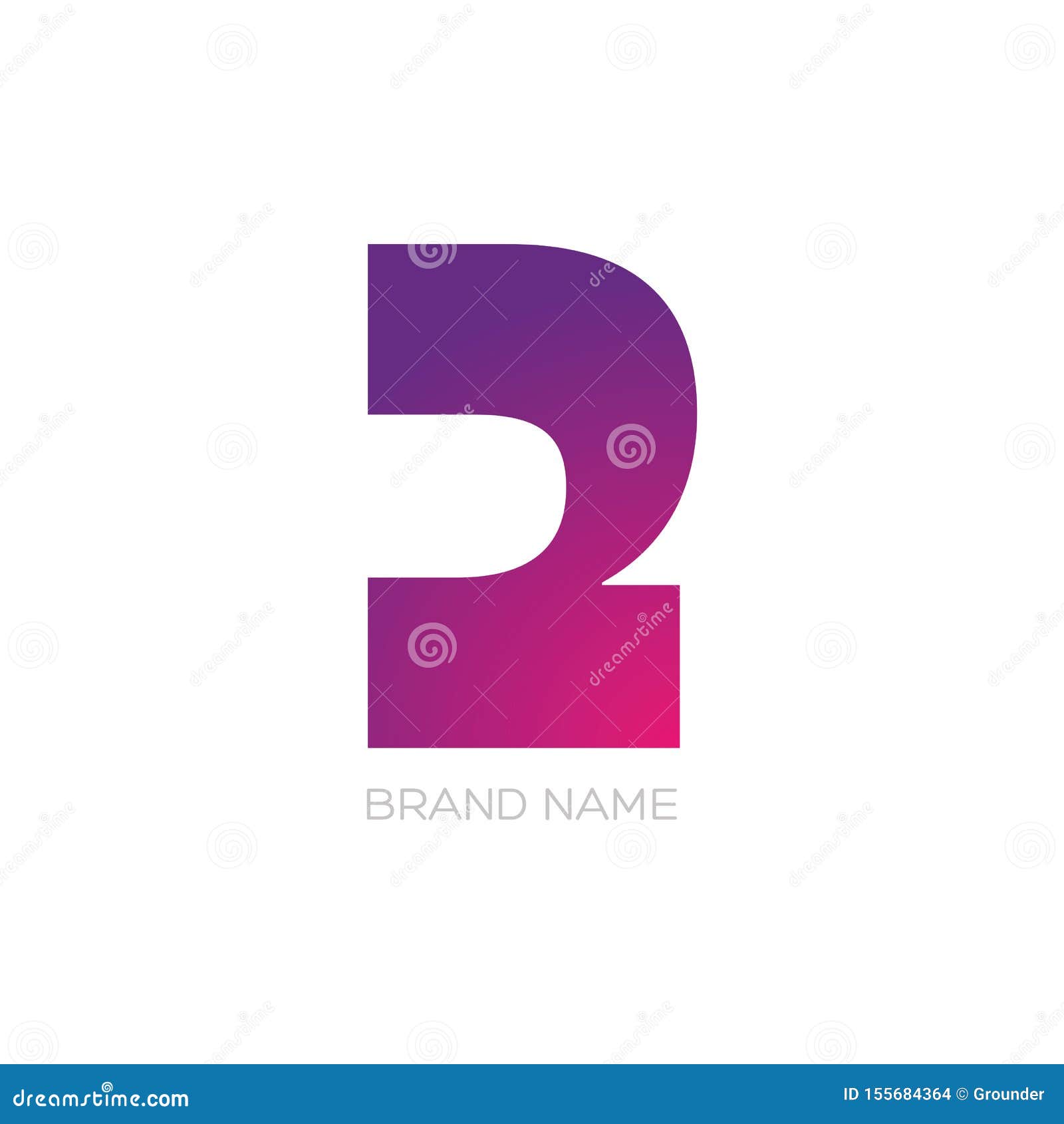 2 Number Abstract Symbol Company Logo Stock Illustration - Illustration ...