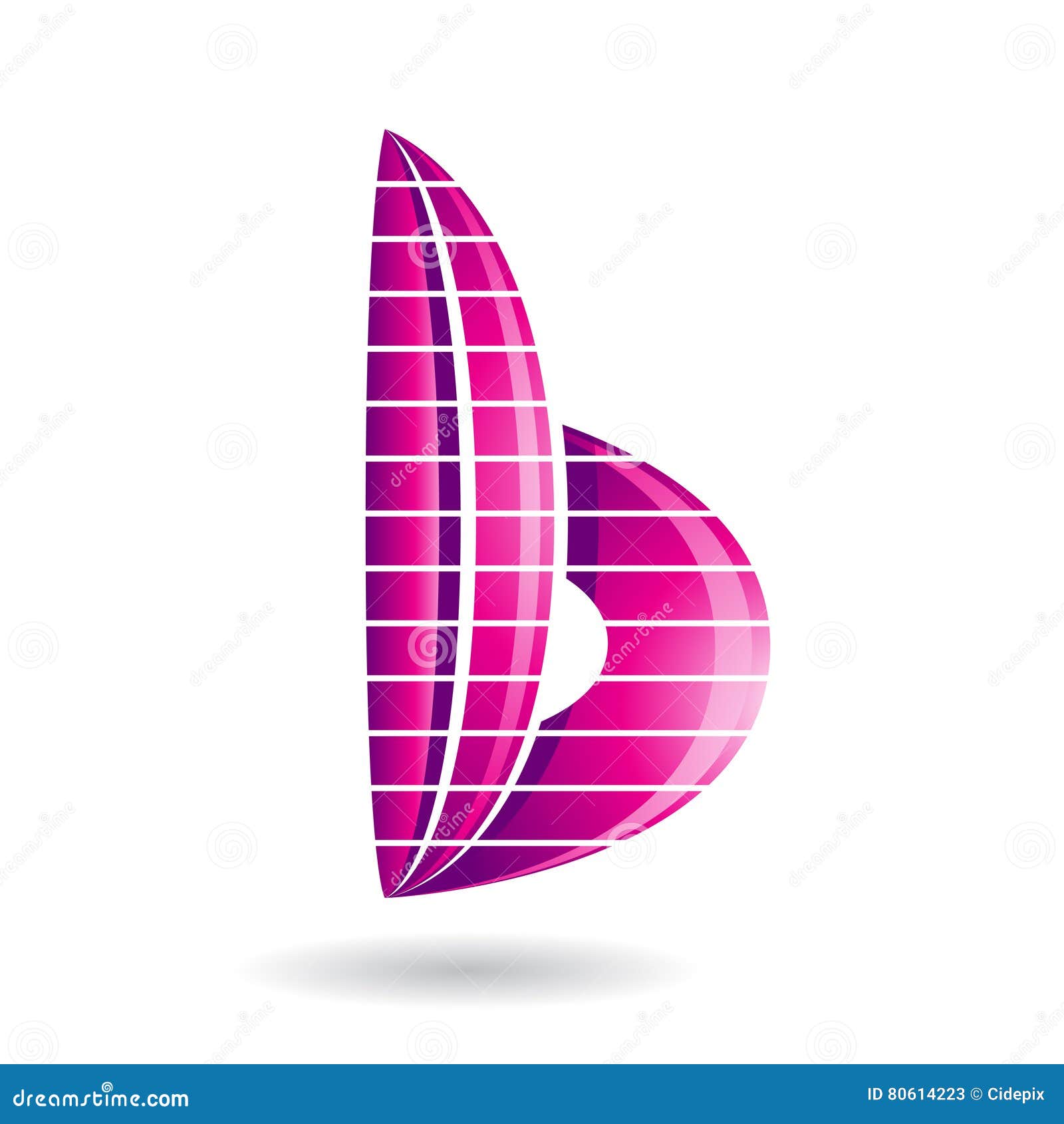 Abstract Symbol of Letter B Stock Vector - Illustration of letter ...