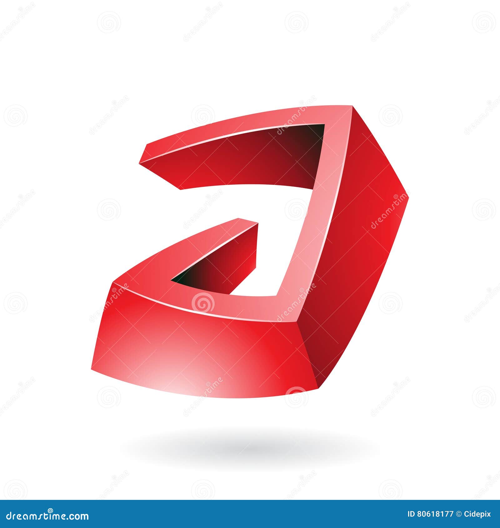 Abstract Symbol of Letter a Stock Vector - Illustration of creative ...