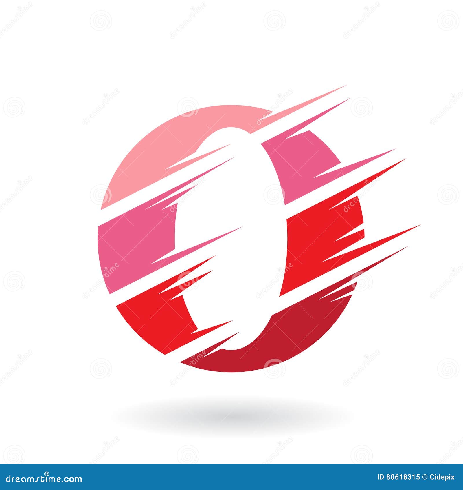Abstract Symbol of Letter O Stock Vector - Illustration of abstract ...
