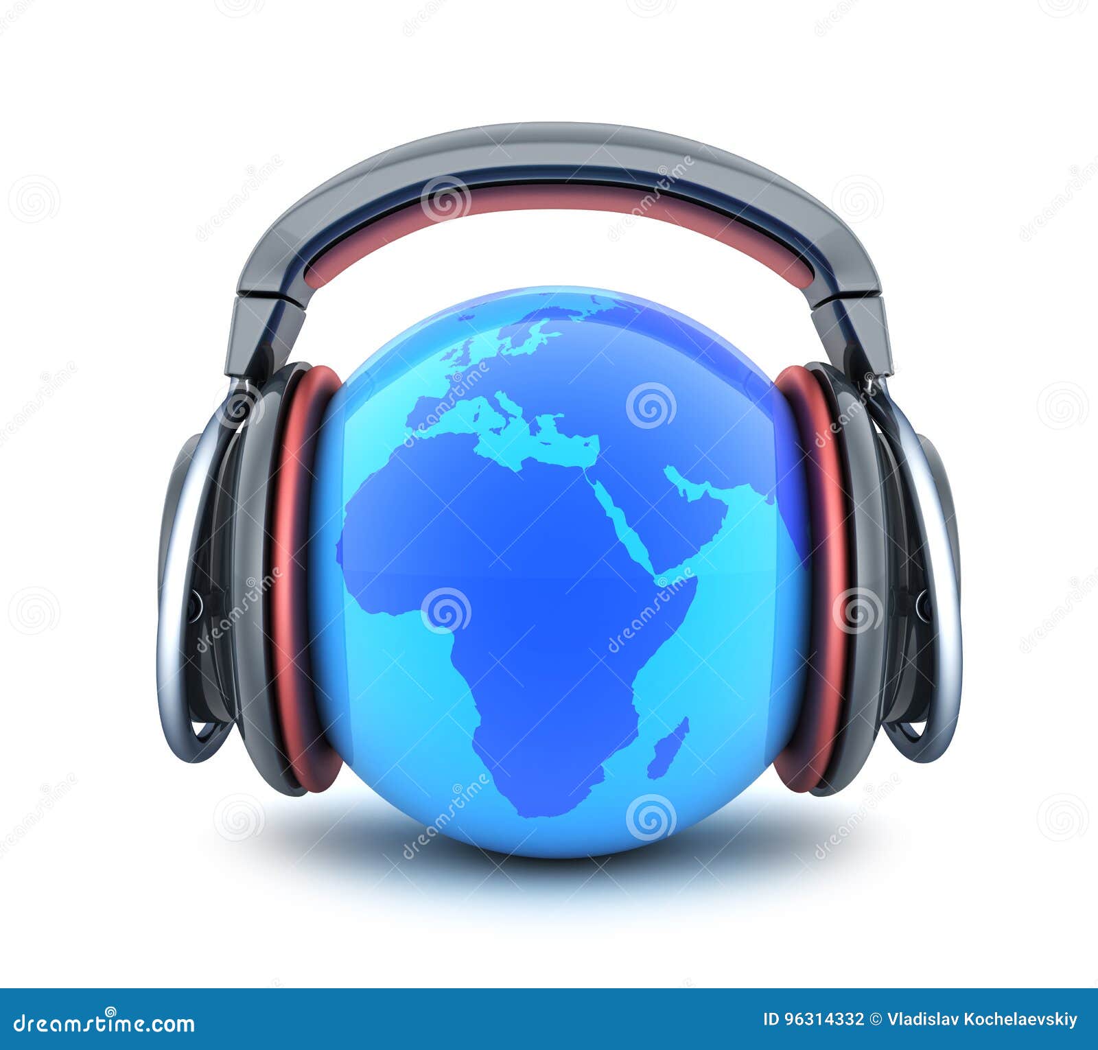 Abstract Symbol Music and Earth Stock Illustration - Illustration of ...