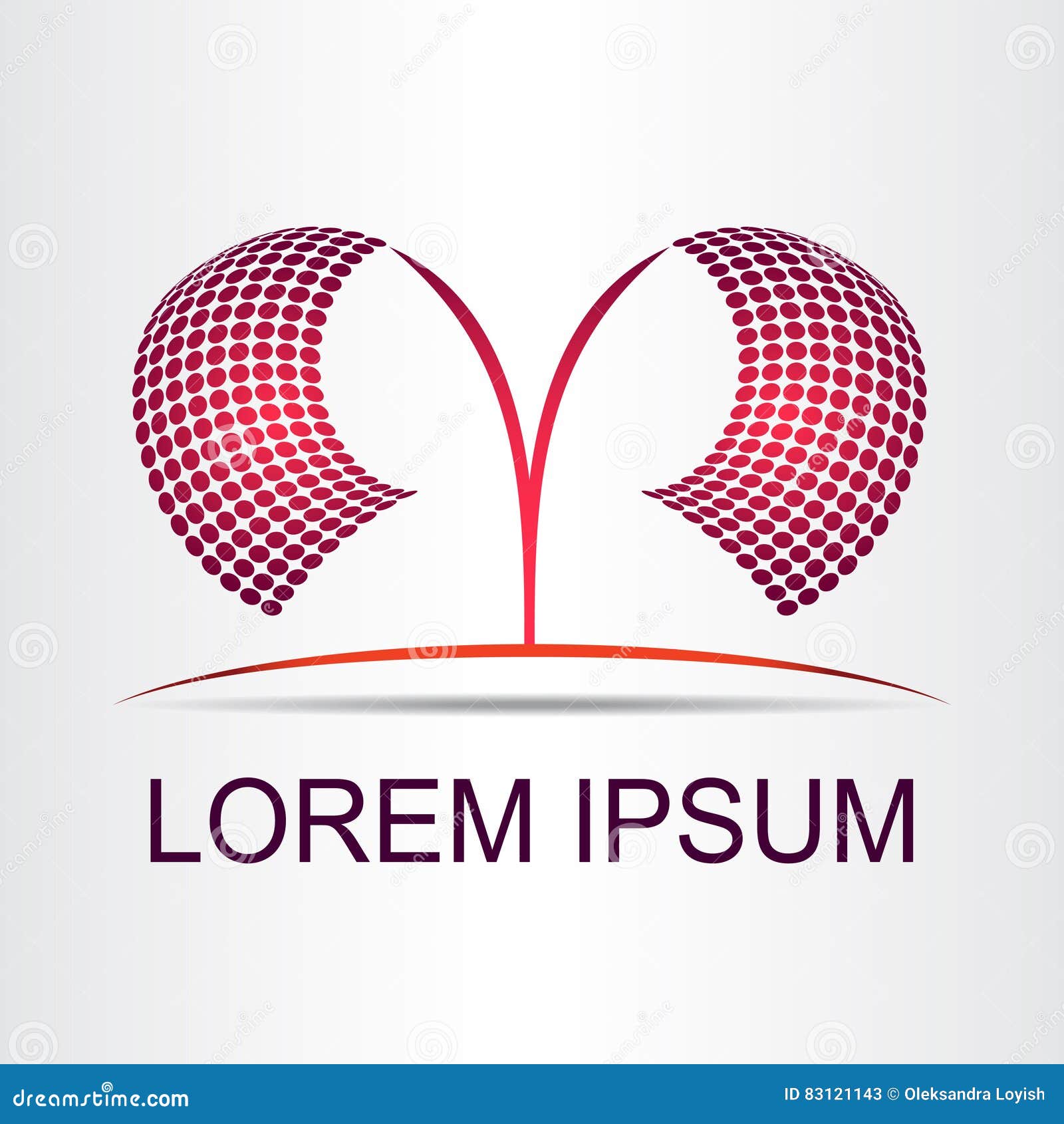 Abstract symbol. stock vector. Illustration of shape - 83121143