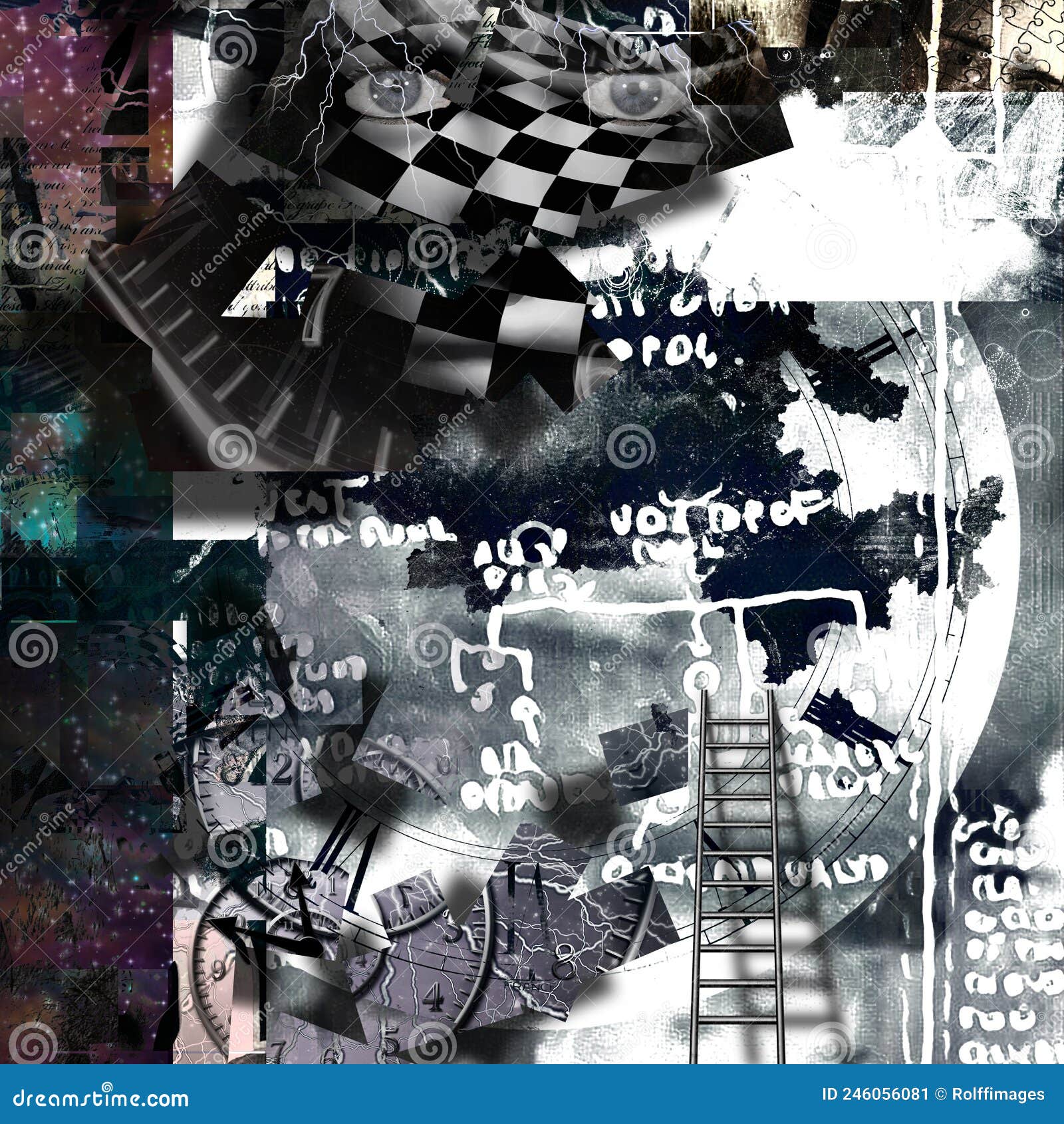 Abstract symbolic art stock illustration. Illustration of infinite ...