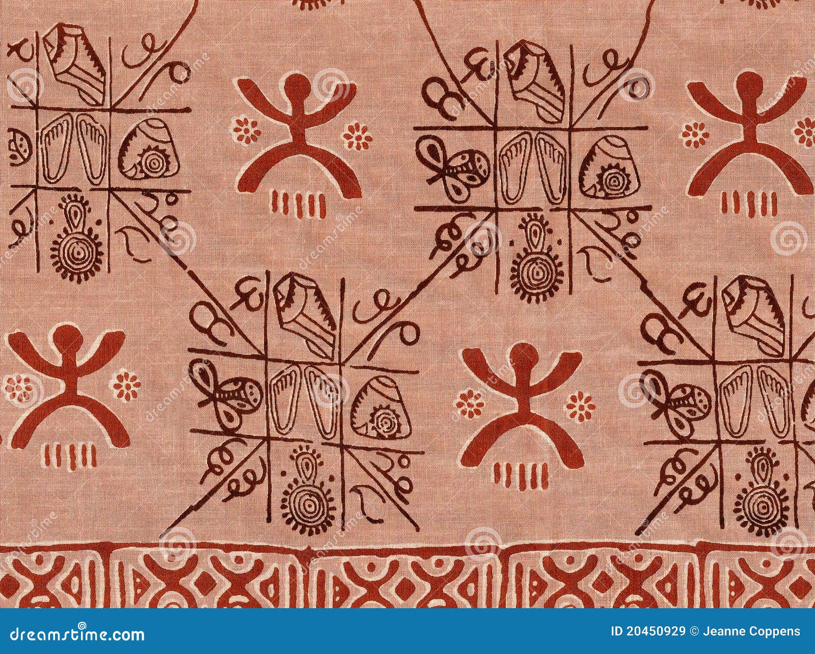 Abstract Symbols Seamless Pattern Stock Image - Image of textile ...