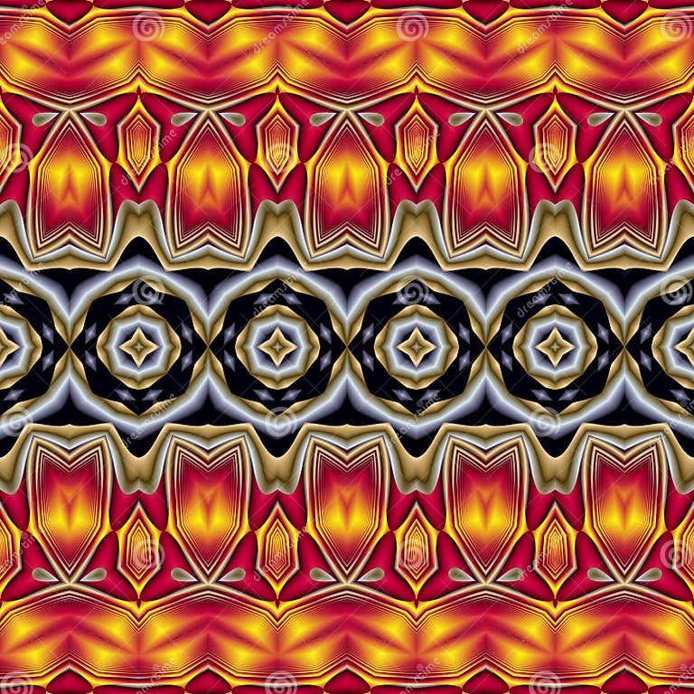 Abstract Symmetric Geometric Color Gradient Pattern Stock Illustration ...