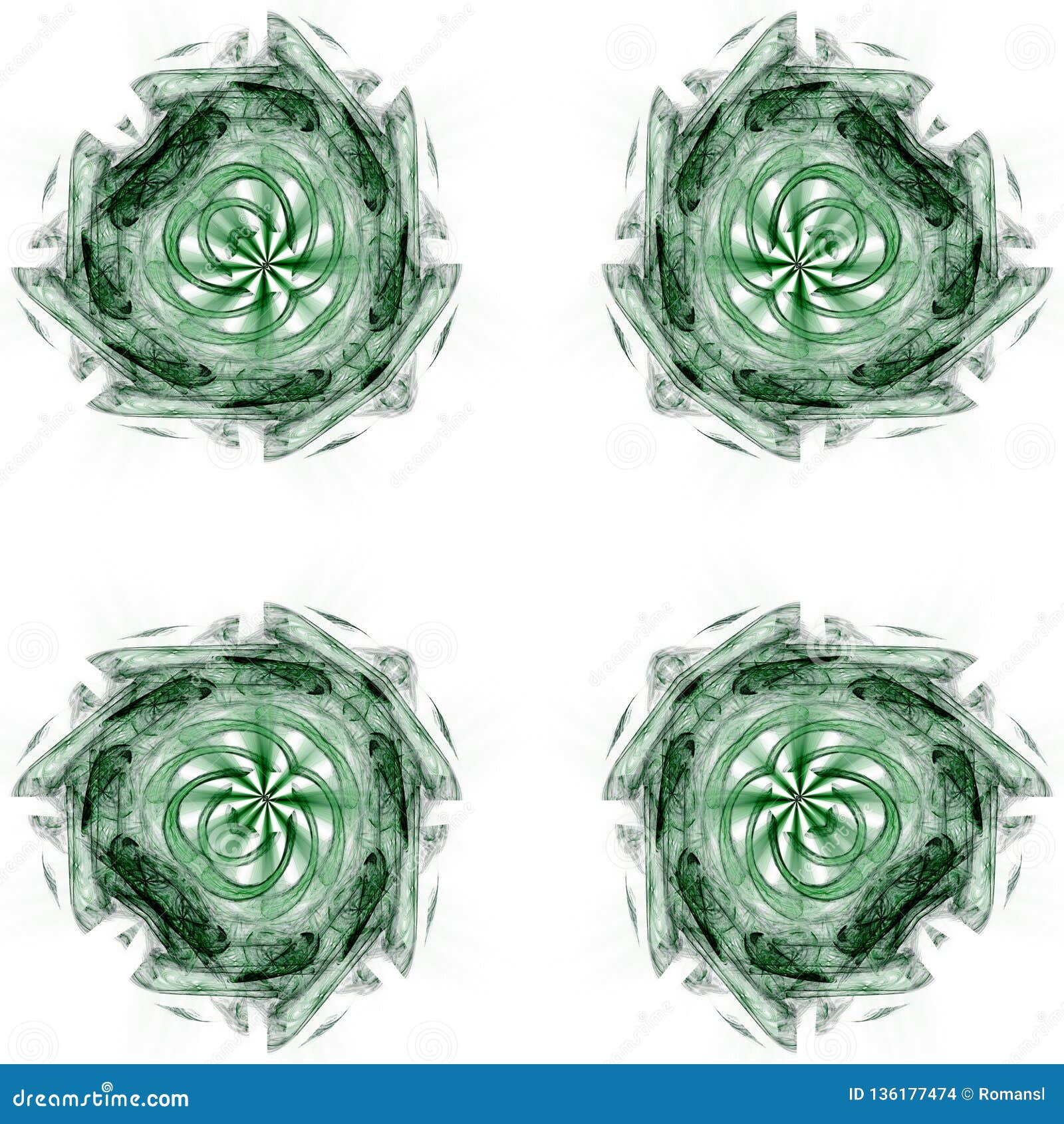 Abstract Symmetric Pattern Background. the Image with Mirror Effect ...
