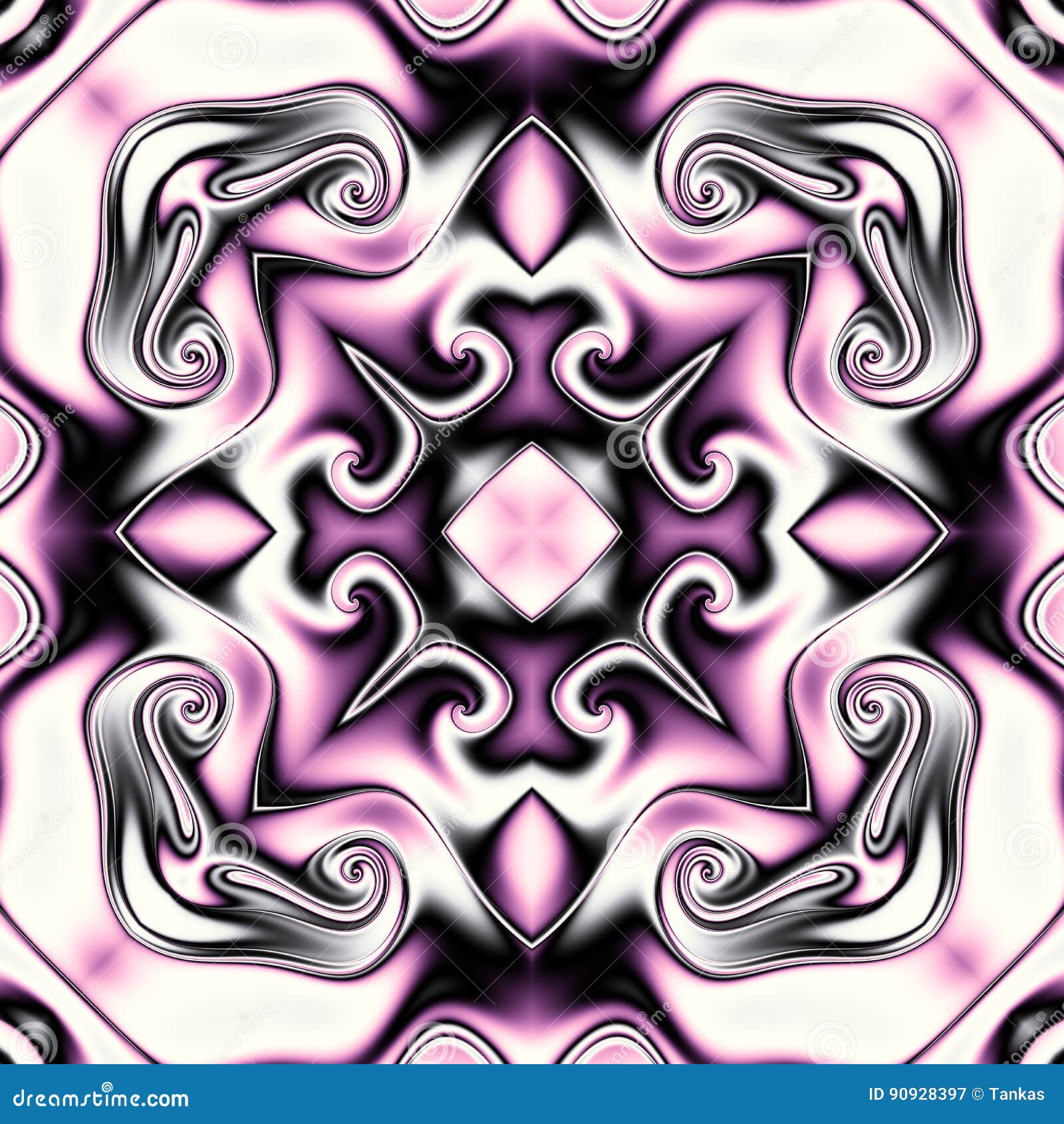 Abstract symmetric pattern stock illustration. Illustration of design ...