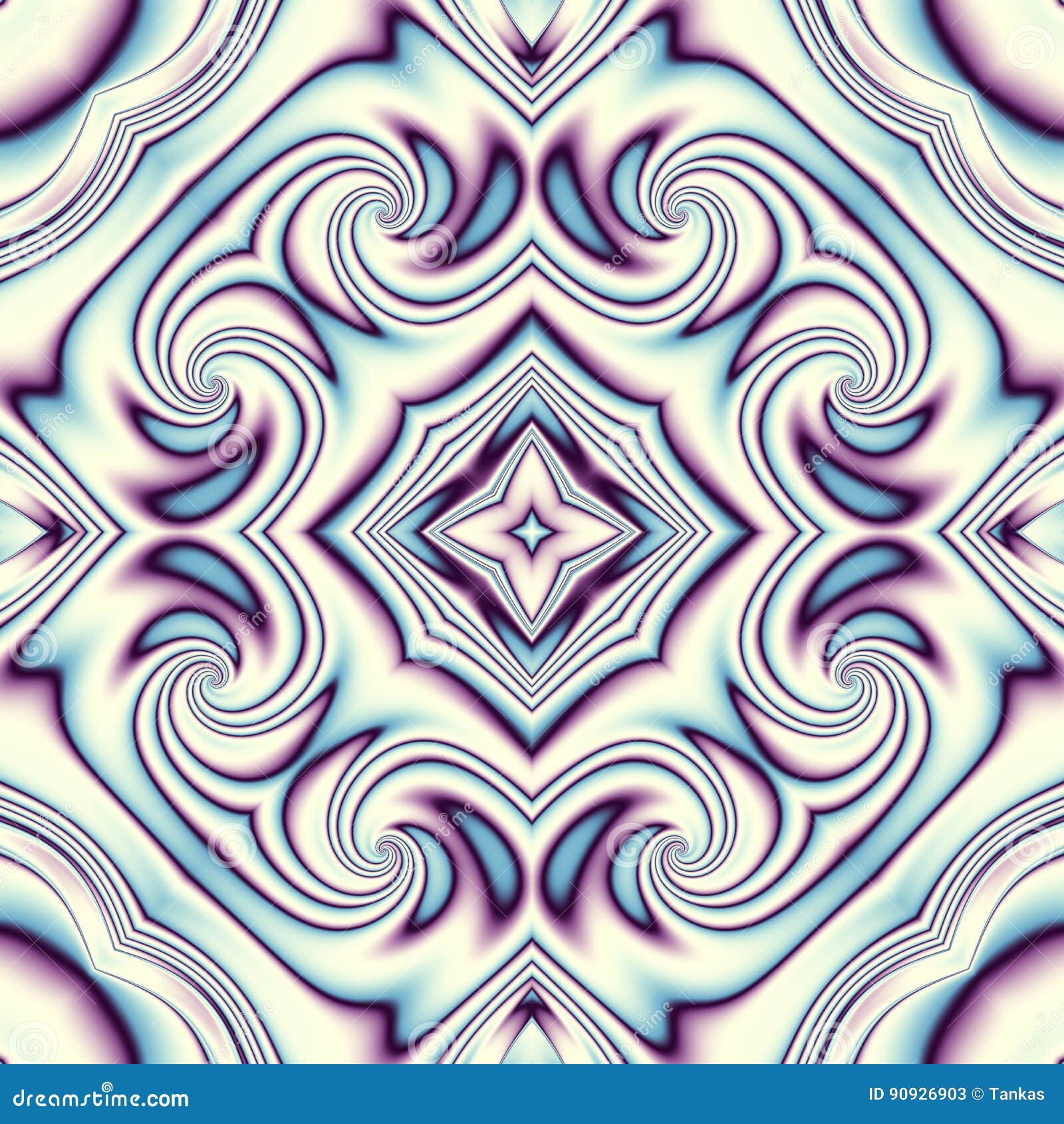 Abstract symmetric pattern stock illustration. Illustration of abstract ...