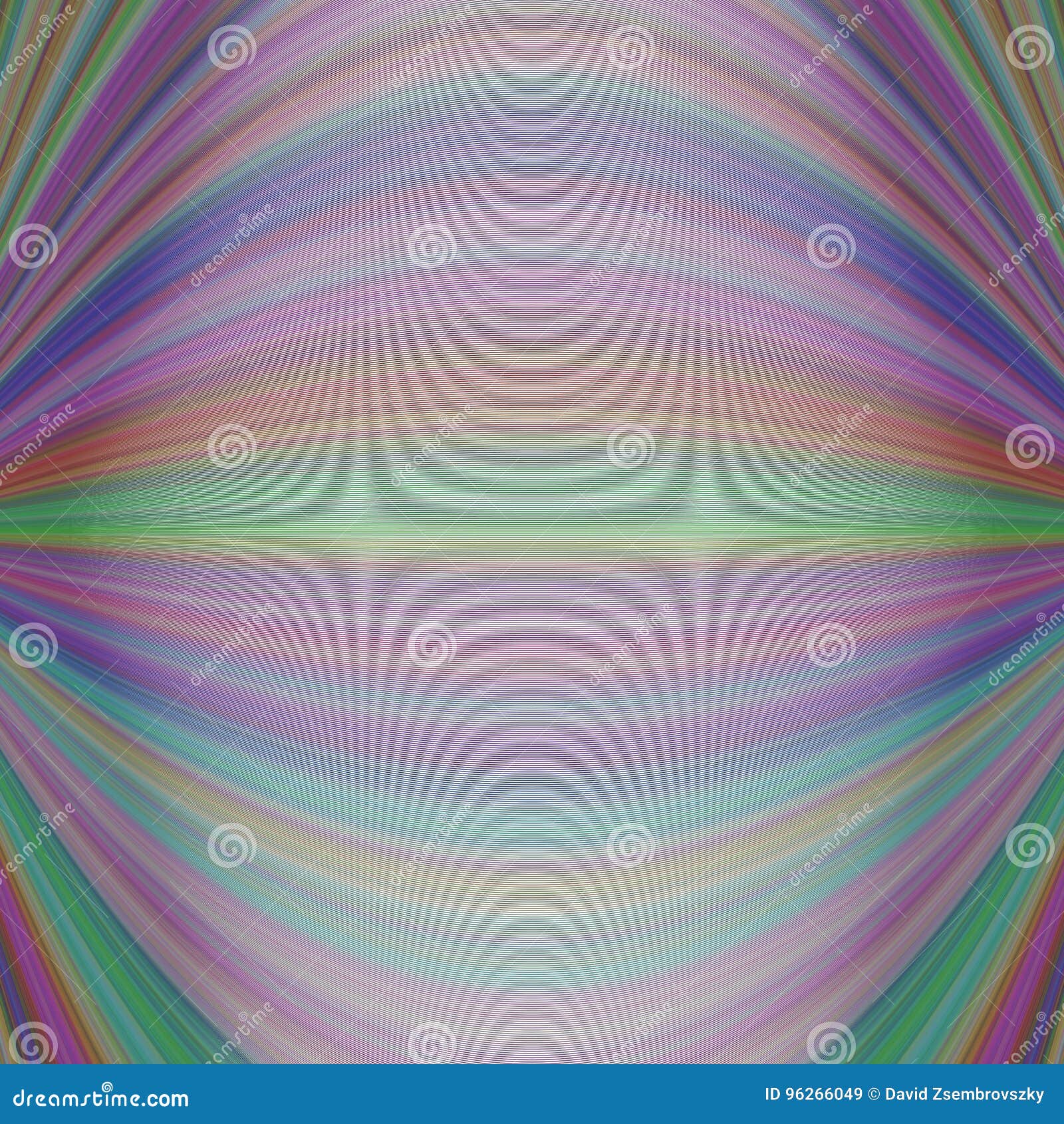 Abstract Symmetrical Motion Background from Thin Curved Lines Stock ...