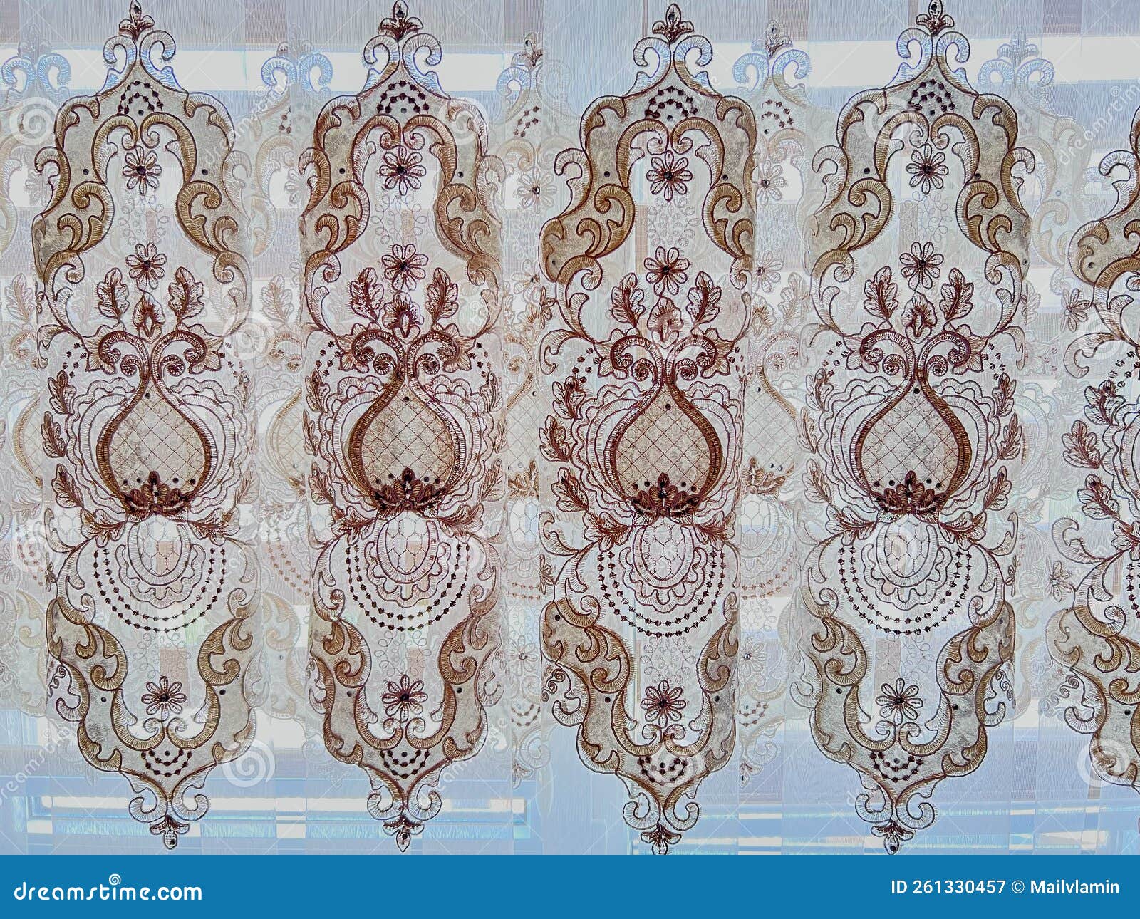 Abstract Symmetrical Pattern Of Indonesian Batik In Blue, Batik Pattern ...