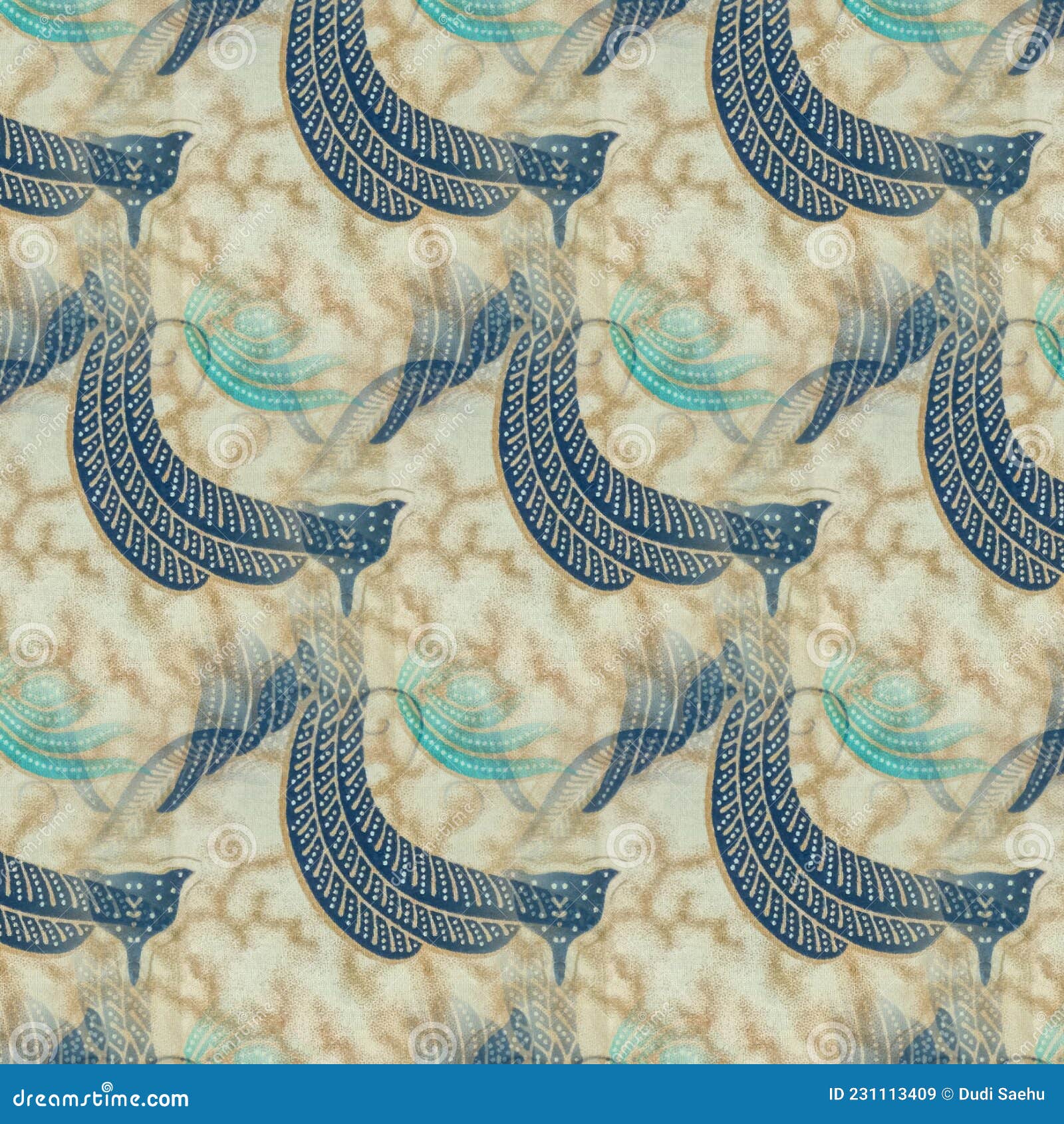 Abstract Symmetrical Pattern of Indonesian Batik Beige Color, Batik ...