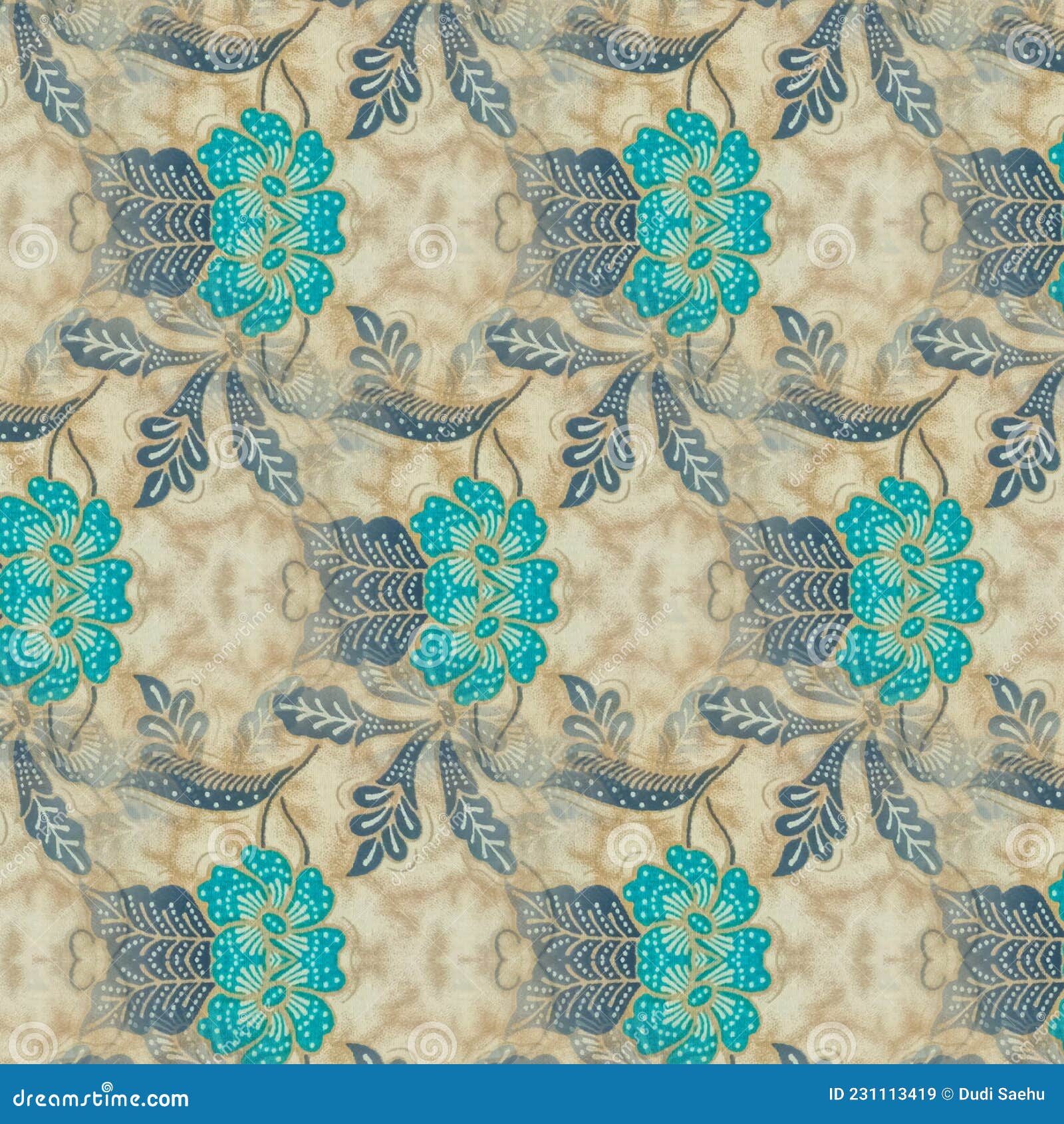 Abstract Symmetrical Pattern of Indonesian Batik Beige Color, Batik ...