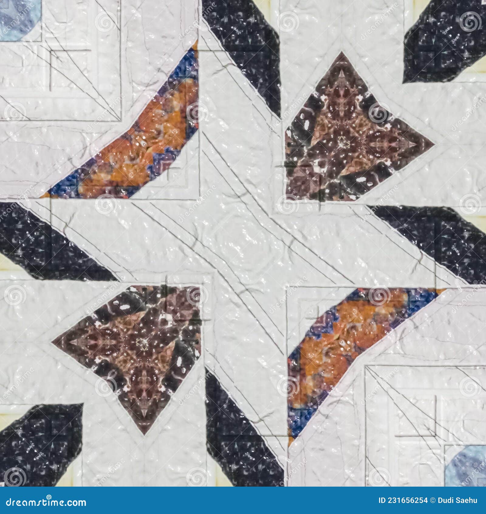 Abstract Symmetrical Pattern of Modern Brick Wall, Antique Wall Pattern ...