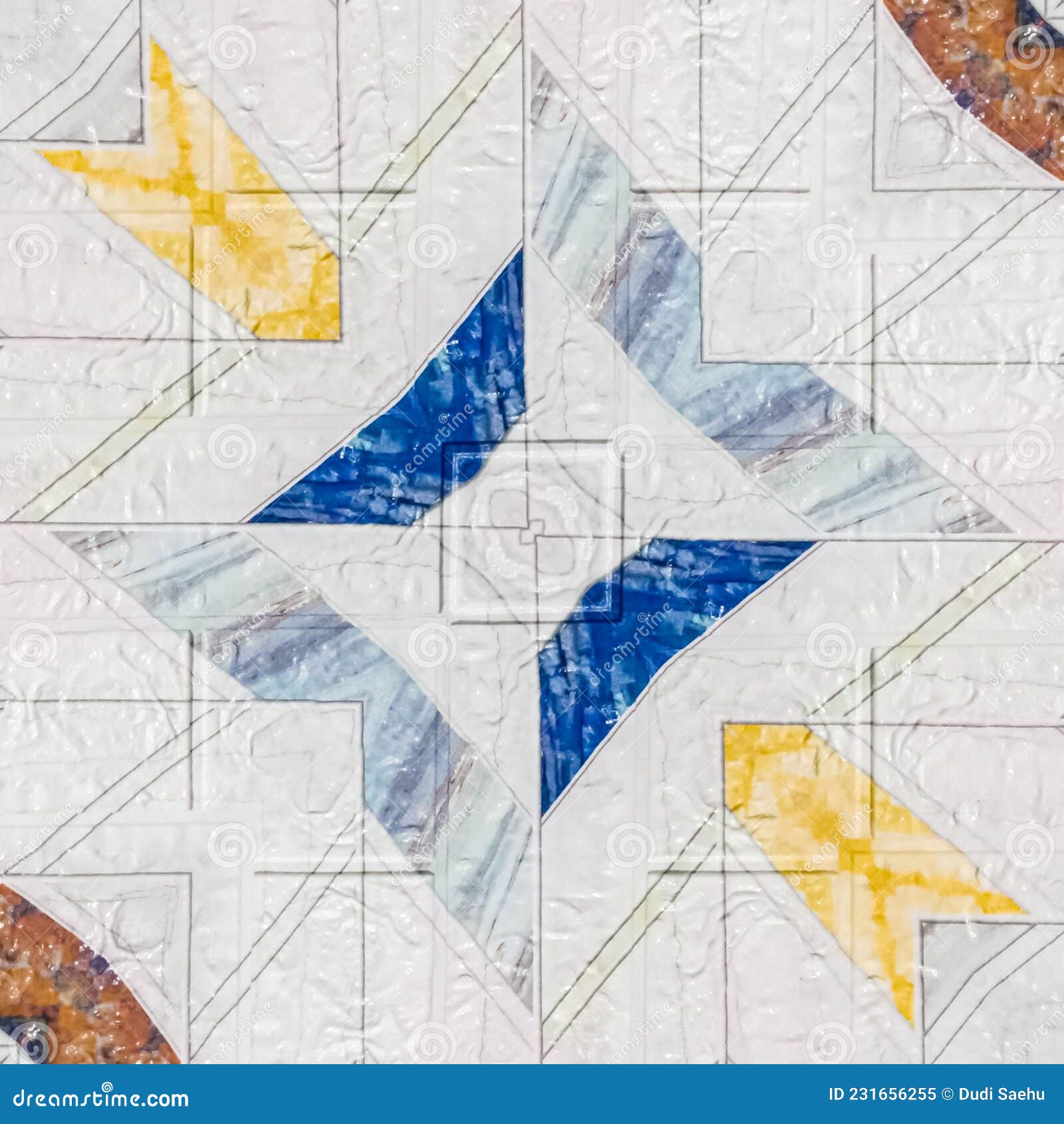 Abstract Symmetrical Pattern of Modern Brick Wall, Antique Wall Pattern ...