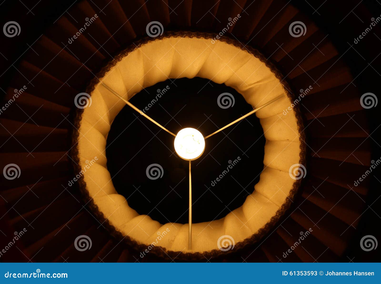 Abstract Symmetrical Shot of a Lamp Shade Stock Image - Image of effect ...