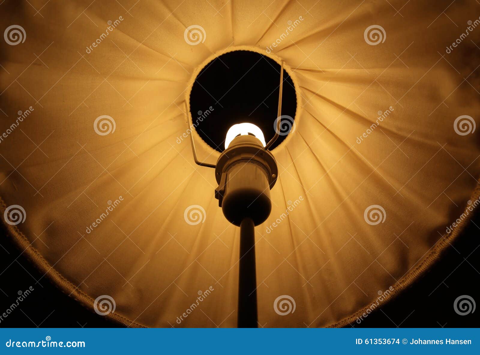Abstract Symmetrical Shot of a Lamp Shade Stock Photo - Image of round ...
