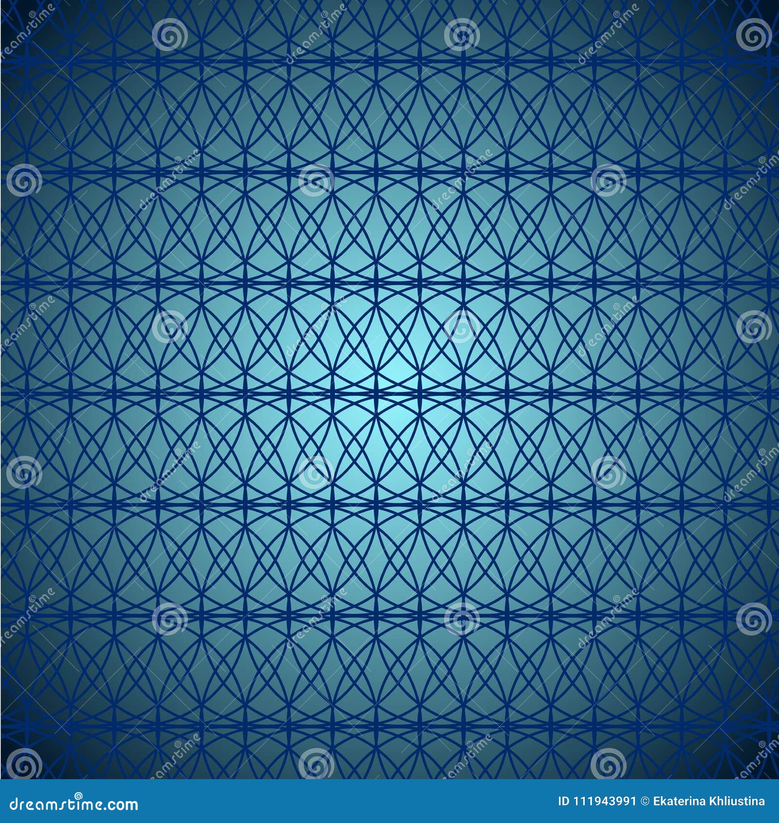 Abstract Symmetrical Texture: Blue Intertwining Lines on Blue-blue ...