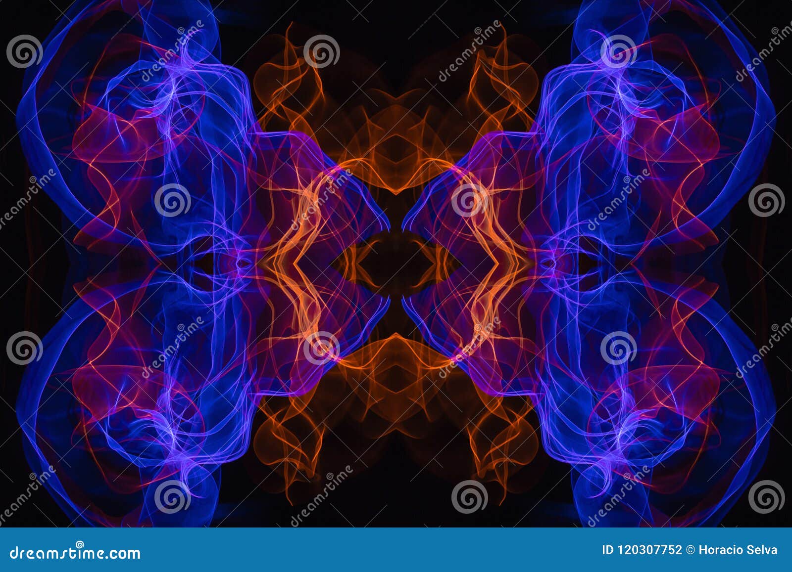 Abstract and Symmetrical Texture Stock Illustration - Illustration of ...