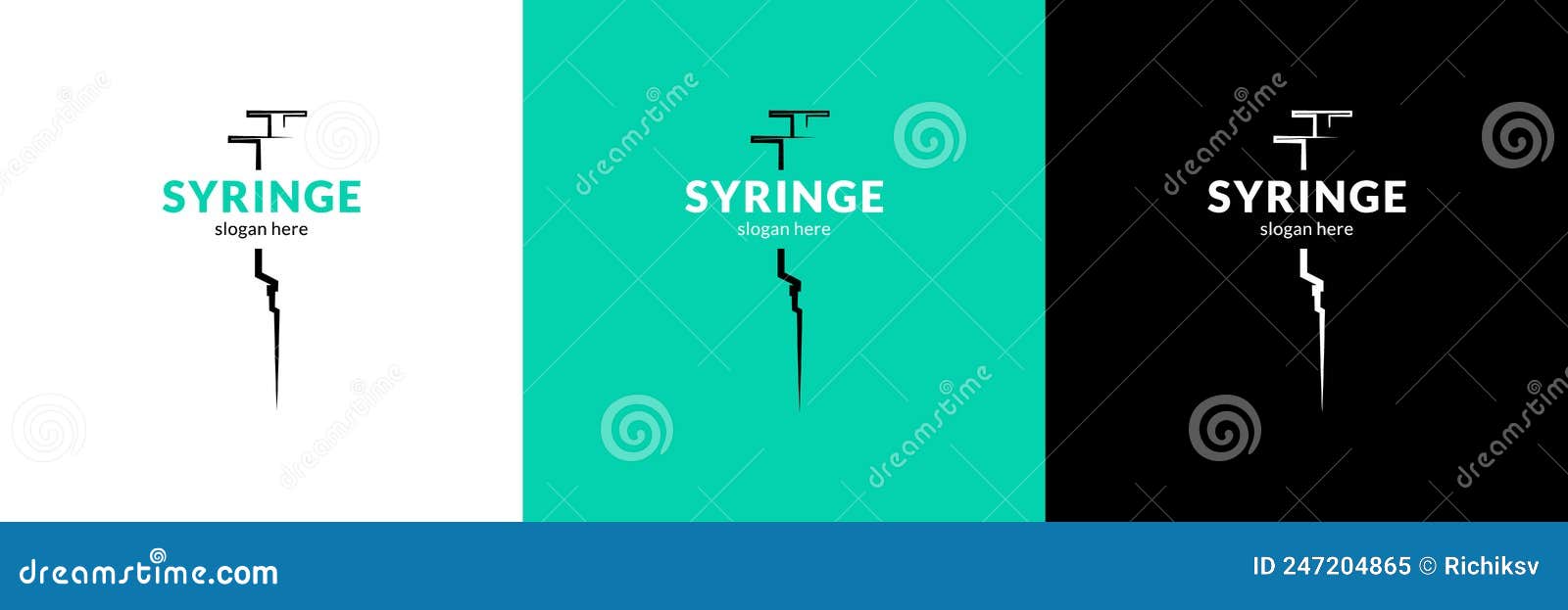 Abstract syringe logo stock vector. Illustration of care - 247204865