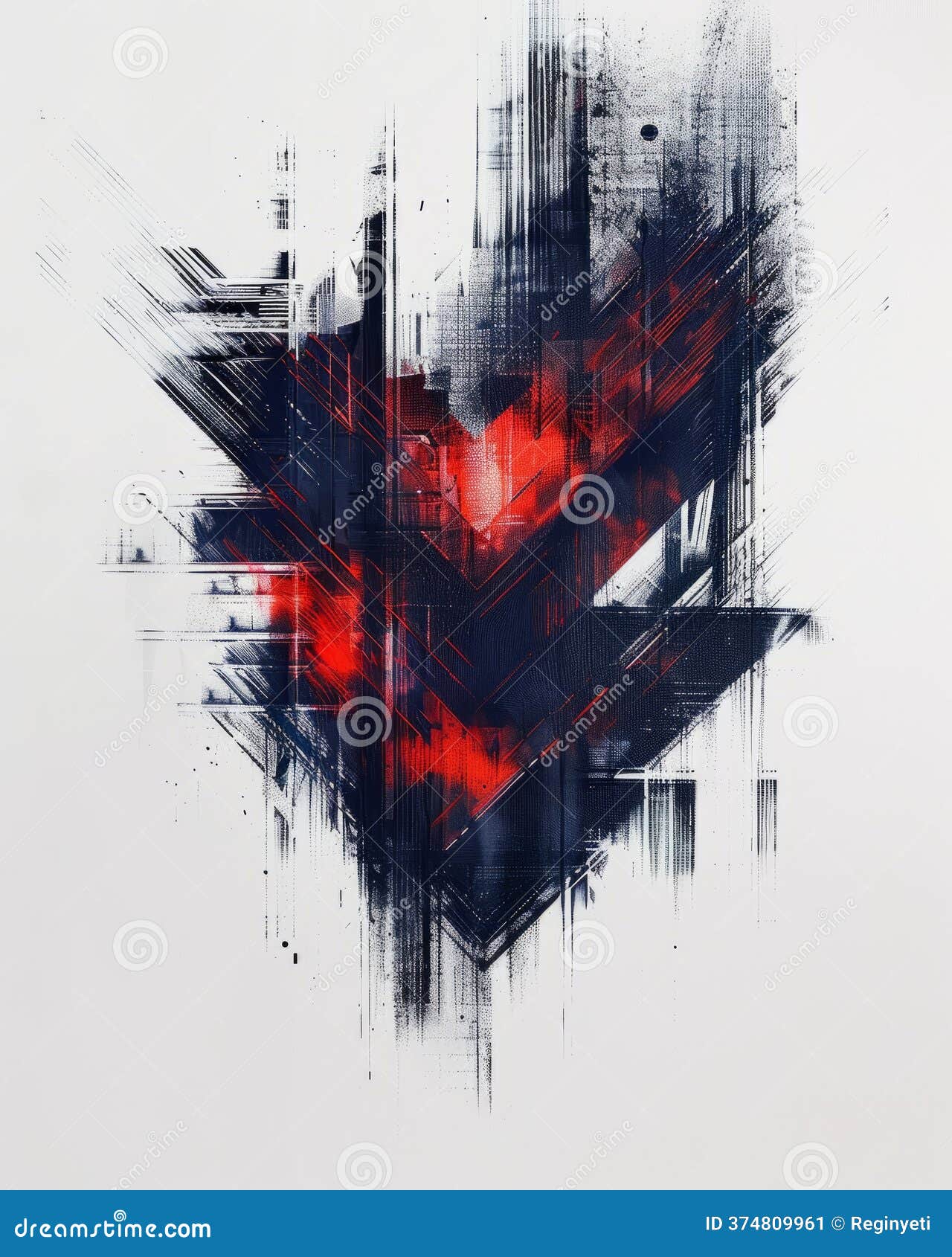 Abstract Corrupted Computer Digital File With Displaced Pixels Stock ...