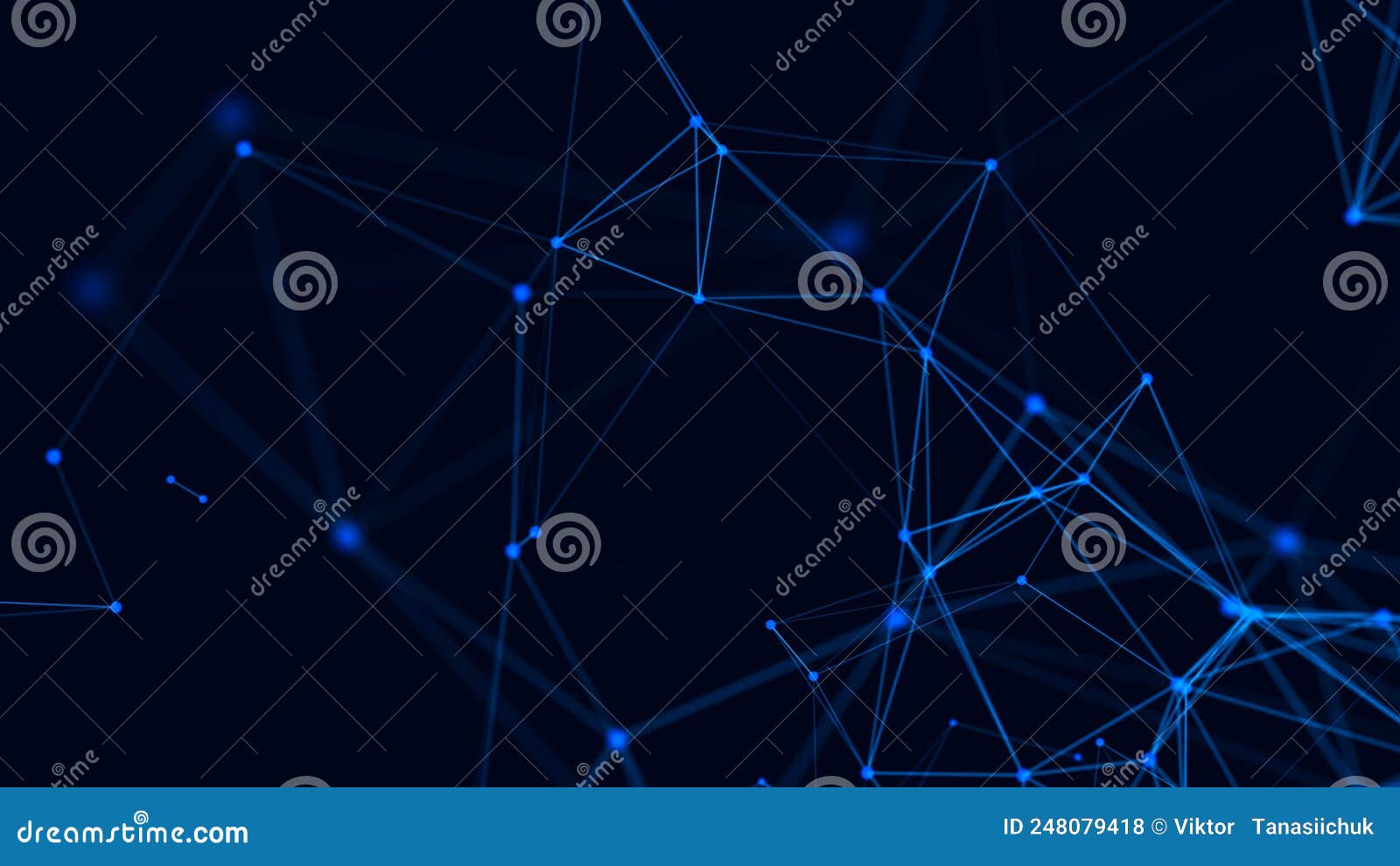 Particle Placement With Hanging Dots In Space. Wave Of Particles. Wave ...