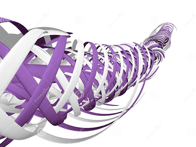 Abstract Tangle String Decoration Stock Illustration - Illustration of ...