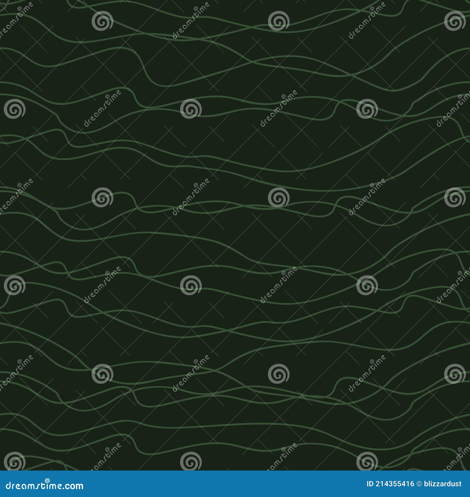 Horizontal Seamless Abstract Tangles Lines Pattern Stock Vector ...