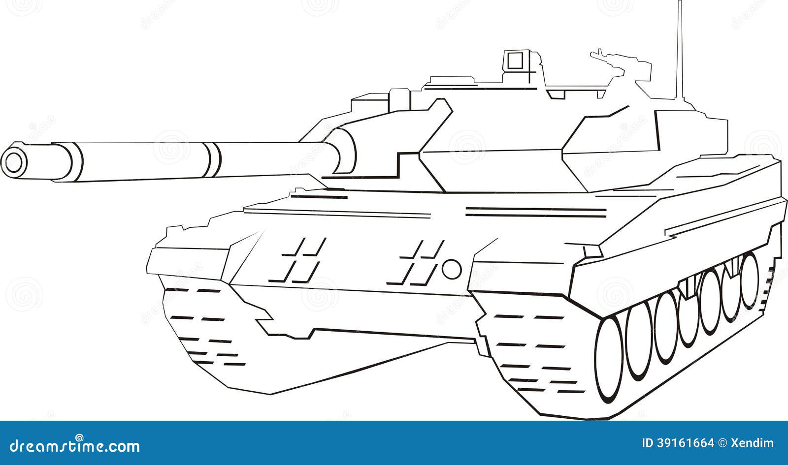 Abstract tank stock vector. Illustration of strong, closeup - 39161664