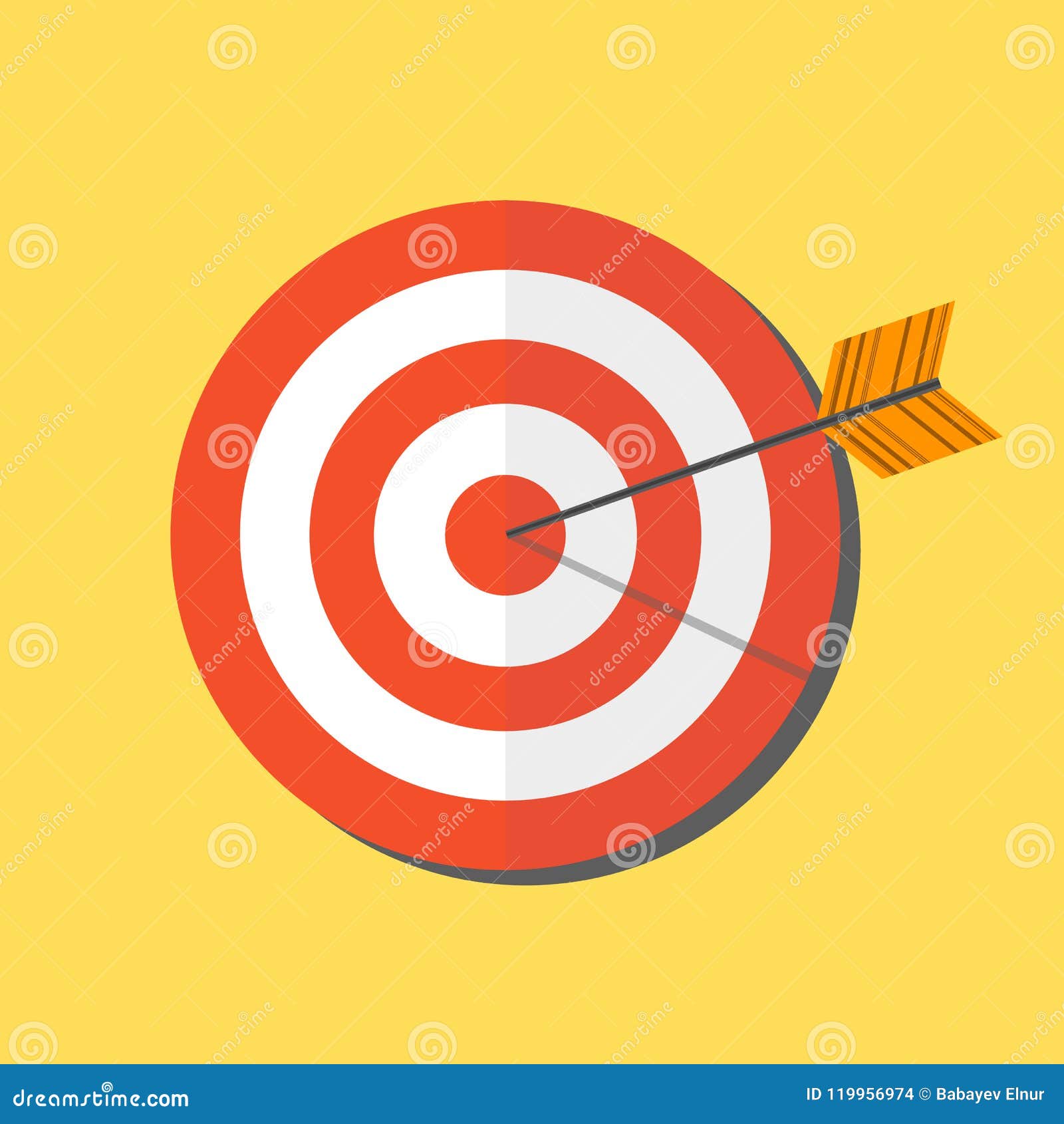 Abstract Target Icon. Vector Target Icon. Image Target Icon. Color ...