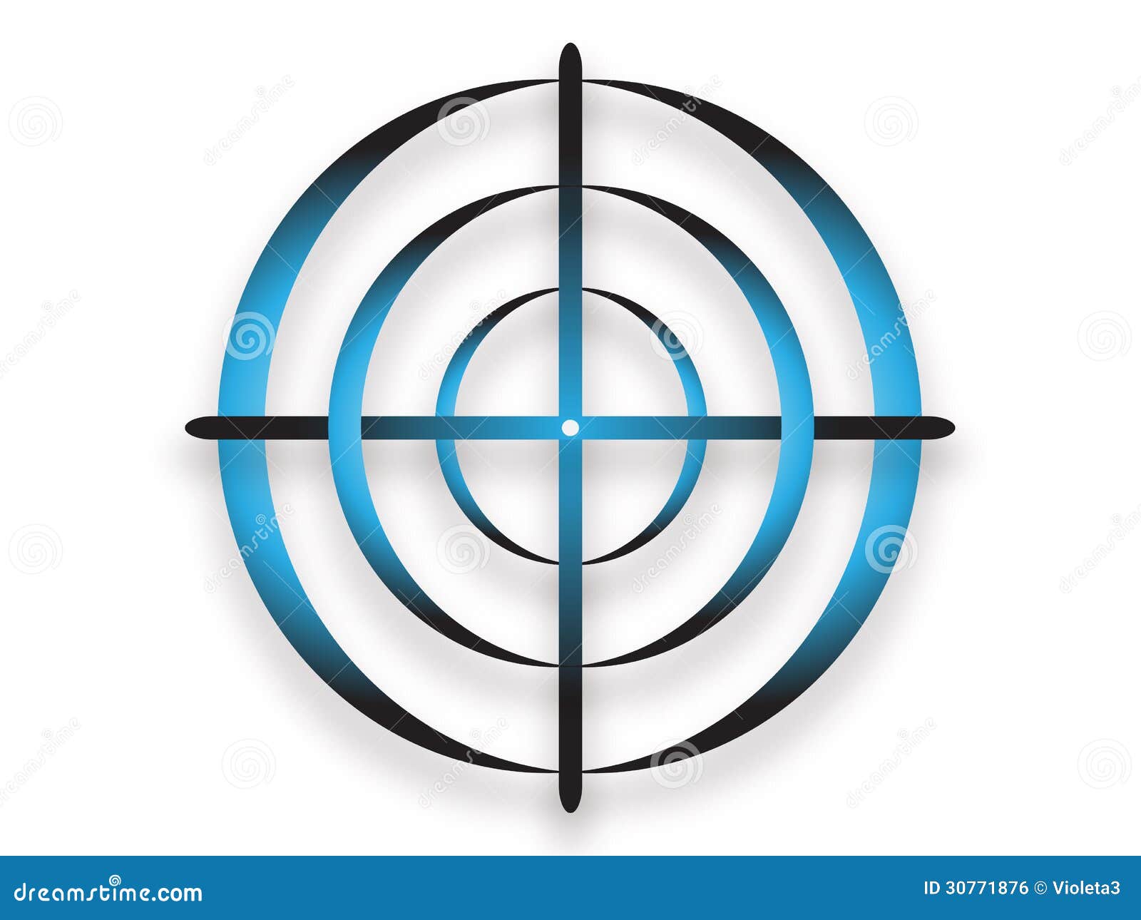 Abstract target shape stock vector. Illustration of signs - 30771876
