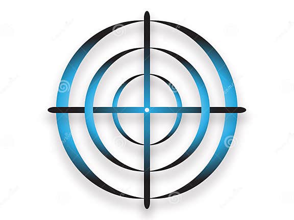 Abstract target shape stock vector. Illustration of signs - 30771876