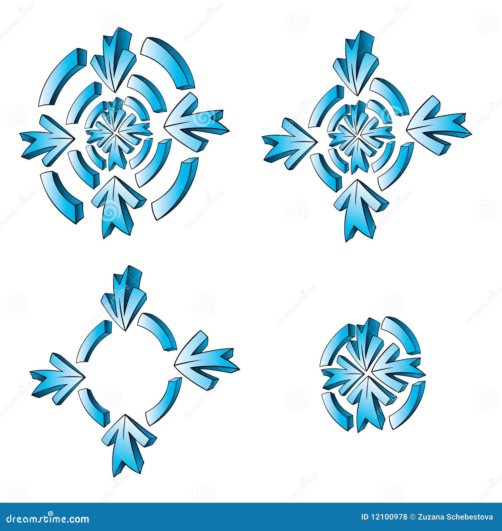 Abstract Target Shape Vector Design Stock Illustration - Illustration ...