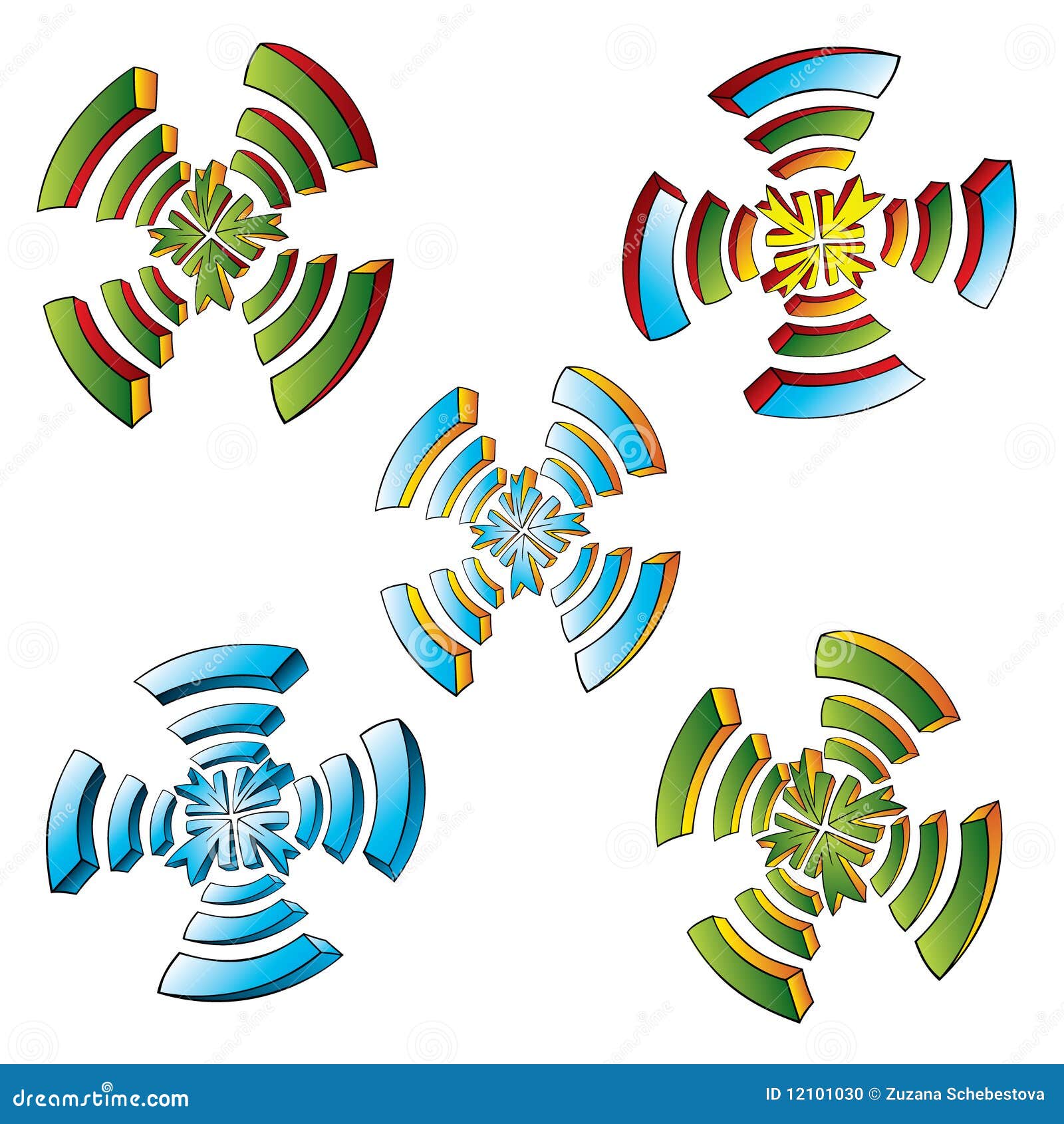 Abstract Target Shape Vector Design Stock Illustration - Illustration ...