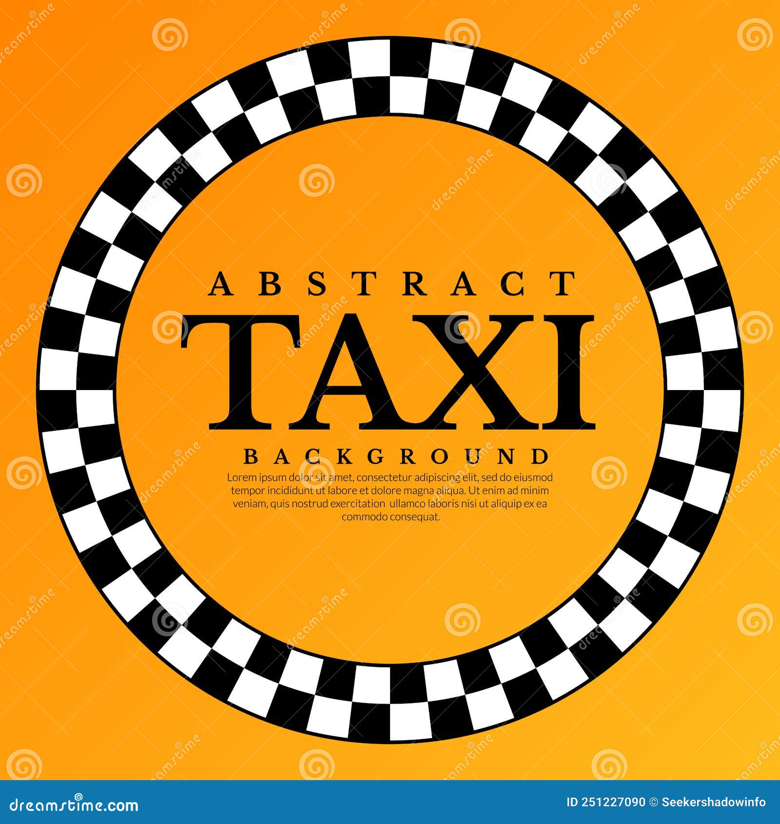 Checkered Border Template