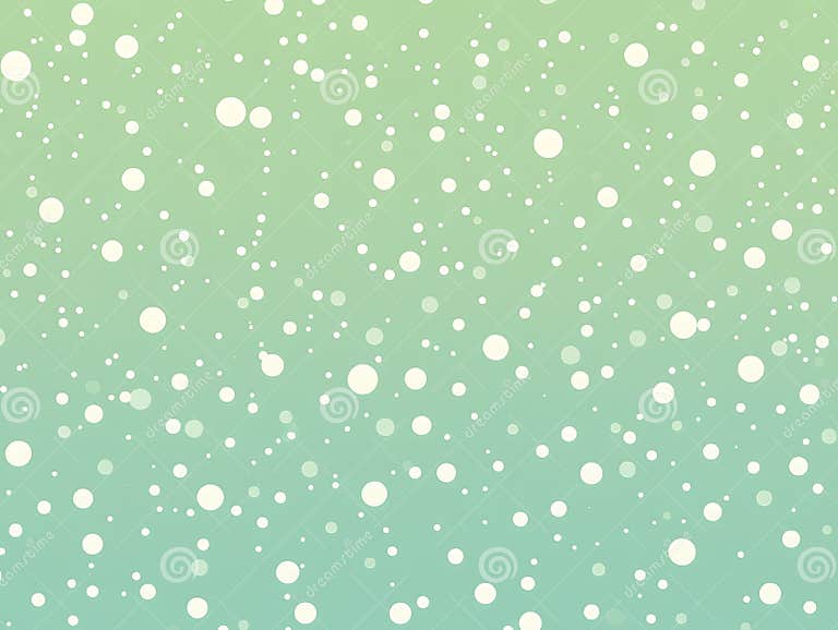 Abstract Teal Green Gradient Background with Scattered White Circles ...