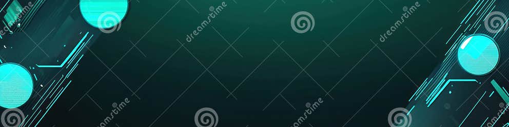 Abstract_Teal_Technology_Background_Futuristic_Circuits Stock ...