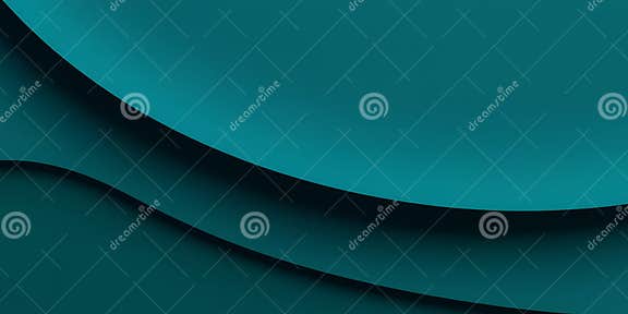 Abstract Teal Wave Background Layered Curves Smooth Gradient Modern ...