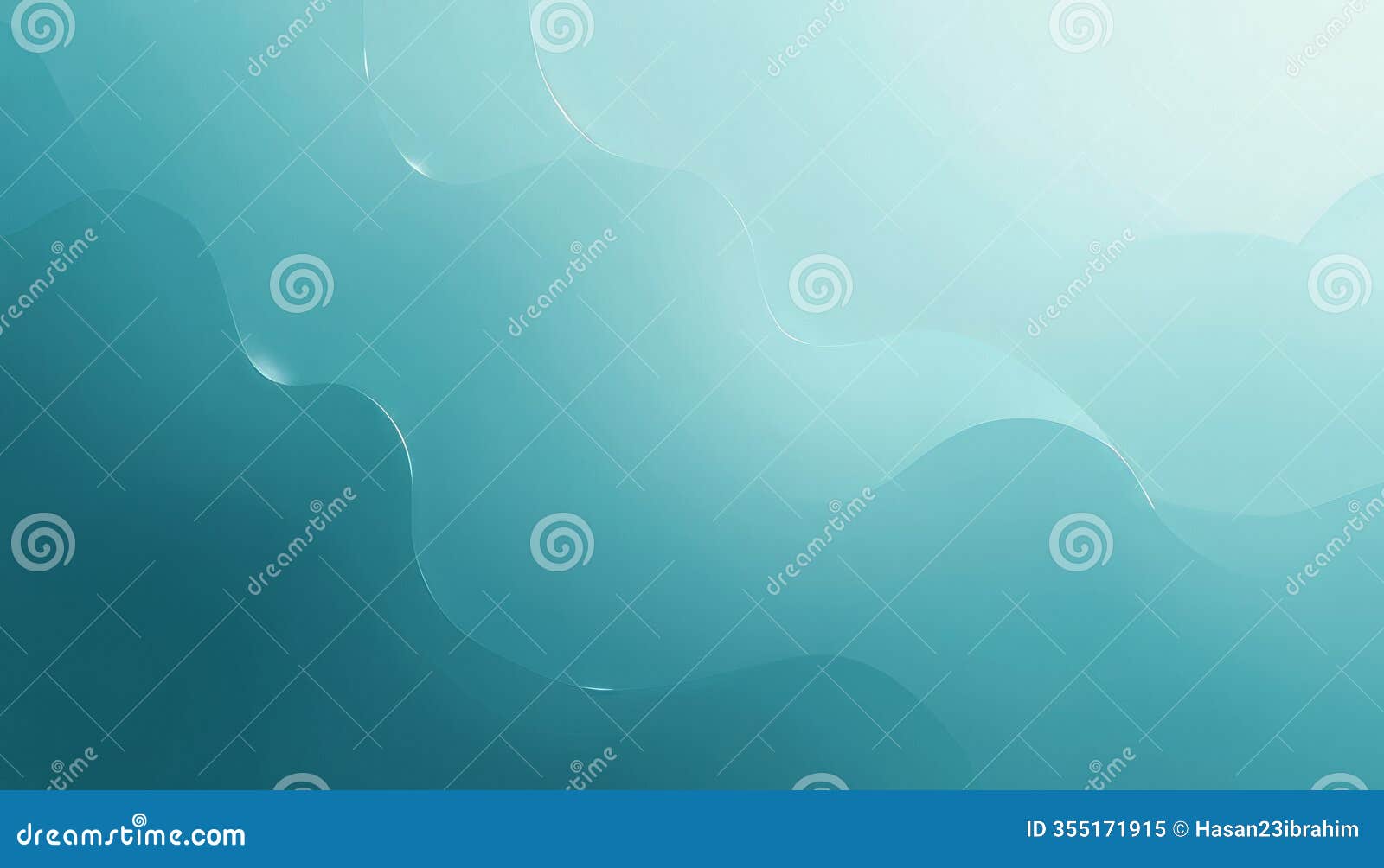 Abstract Teal Wave Background Design Elegant Smooth Gradient Texture ...