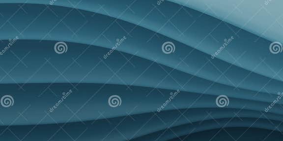 Abstract Teal Wave Pattern Background Image 3d Render Illustration ...