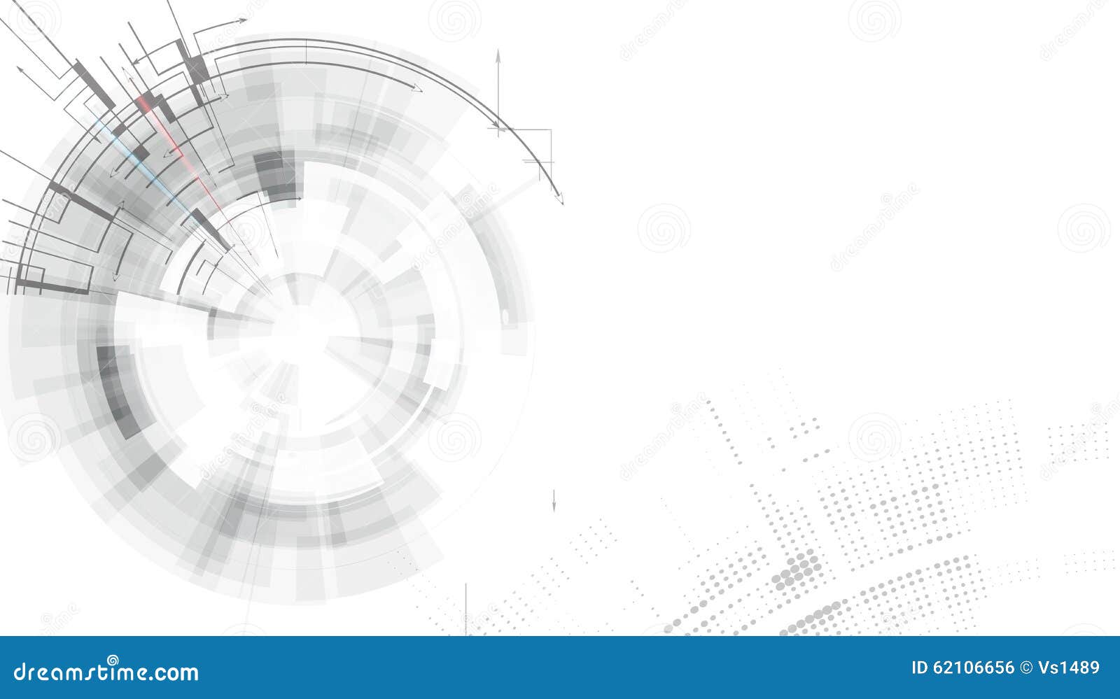 Abstract Tech Background. Futuristic Technology Interface. Vector ...