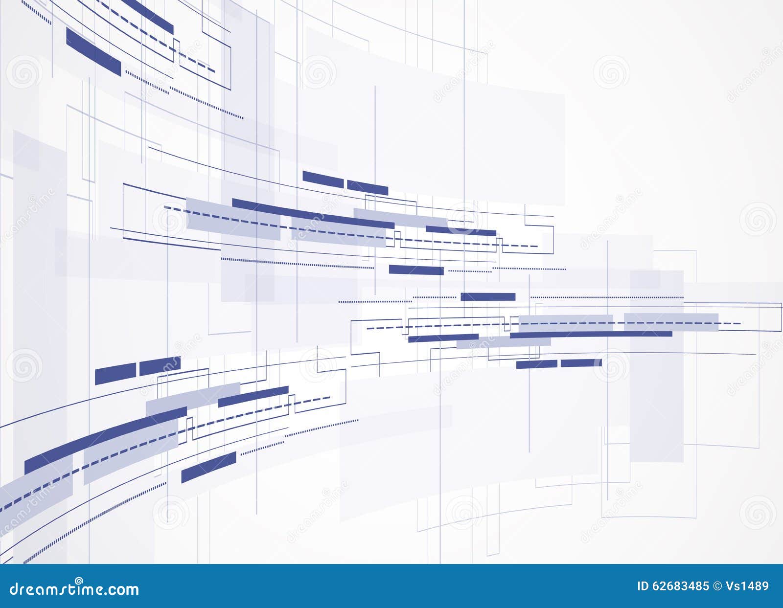 Abstract Tech Background. Futuristic Technology Interface. Vector ...