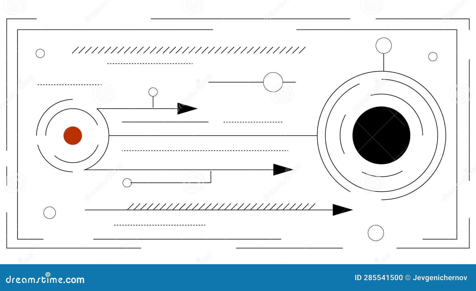 Abstract Tech Background Line Art Stock Vector - Illustration of line ...