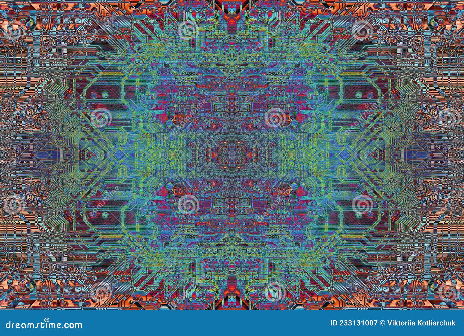 Abstract Tech Background with Lines and Matrix Spider Web, Fantastic ...