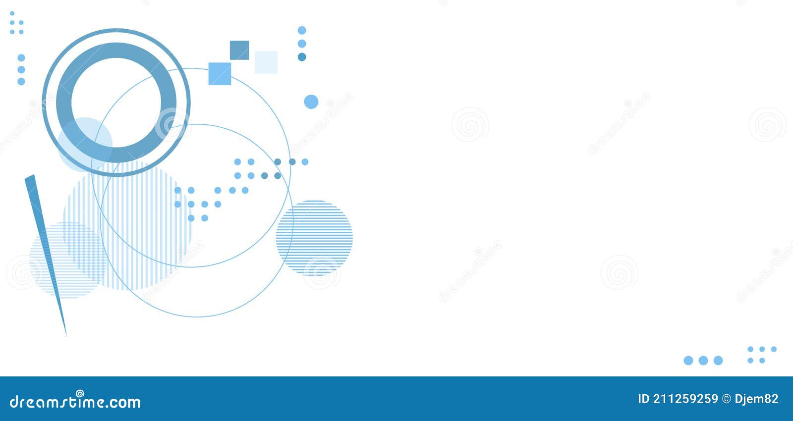 Abstract Tech Background with Simple Object. Stock Vector ...