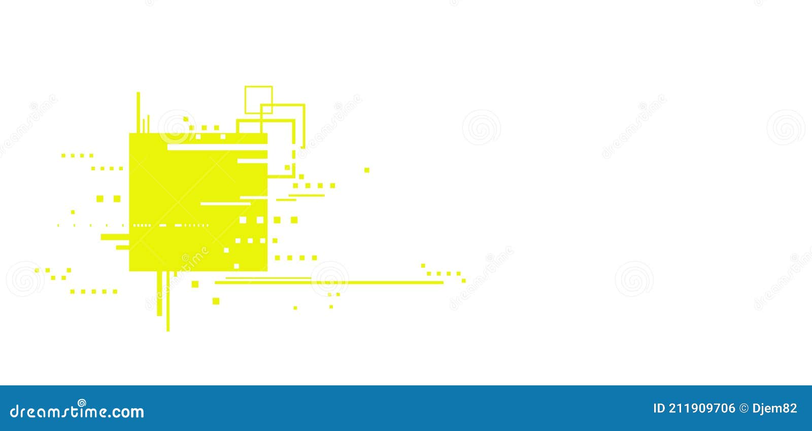 Abstract Tech Background with Simple Object. Stock Vector ...