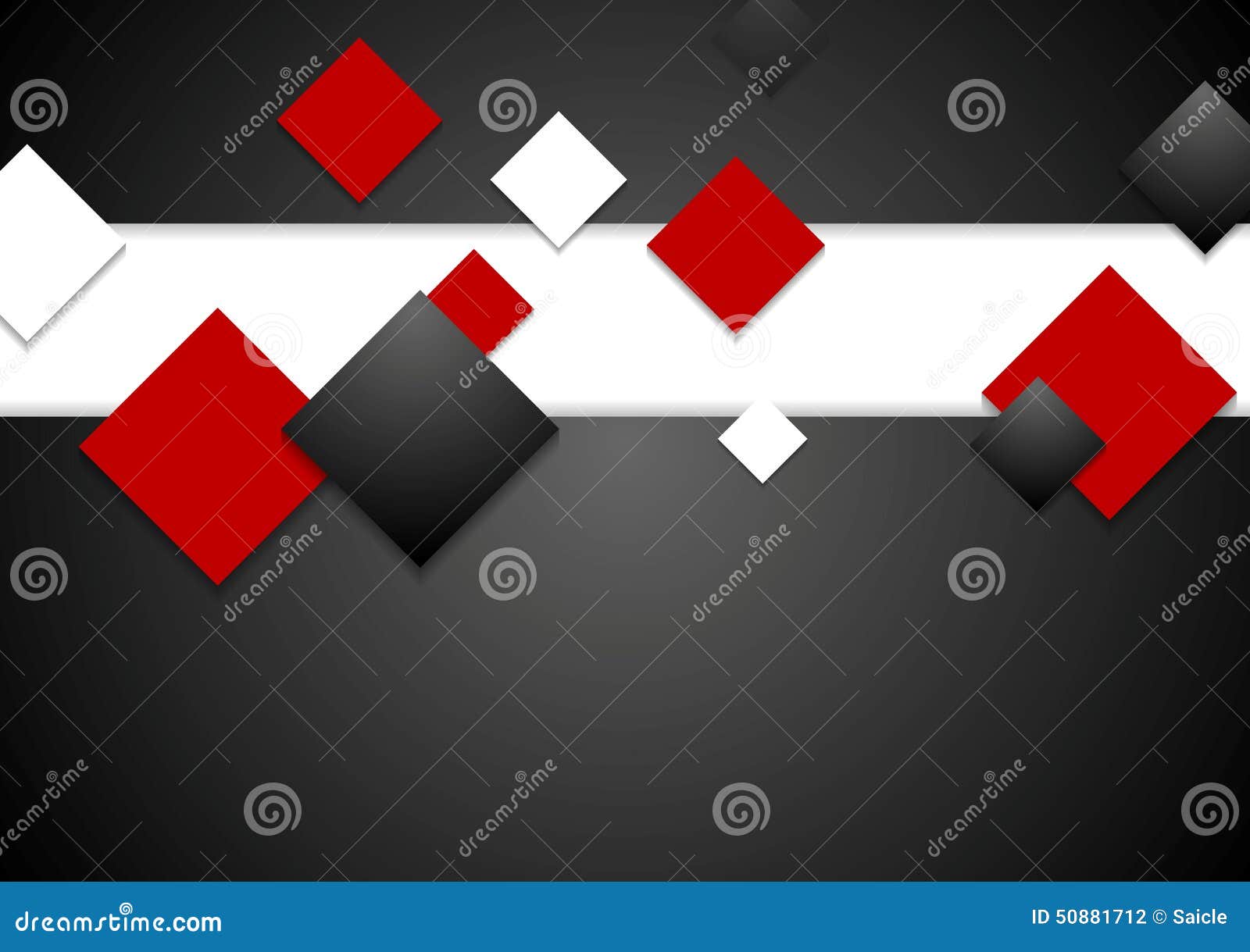 Abstract Tech Background with Squares Stock Vector - Illustration of ...